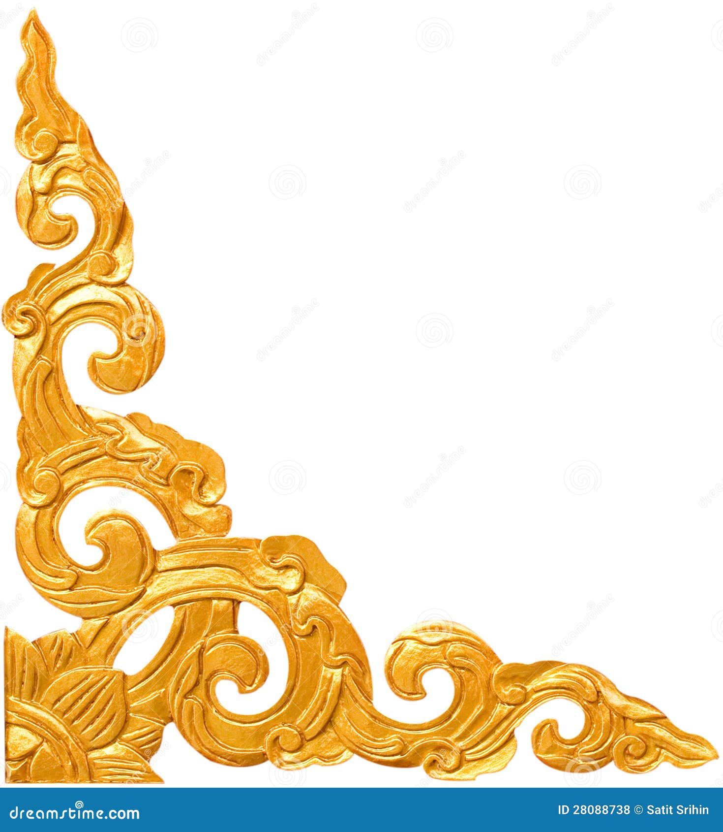 Traditional Thai Style Pattern Decorative Stock Photo - Image of detail ...