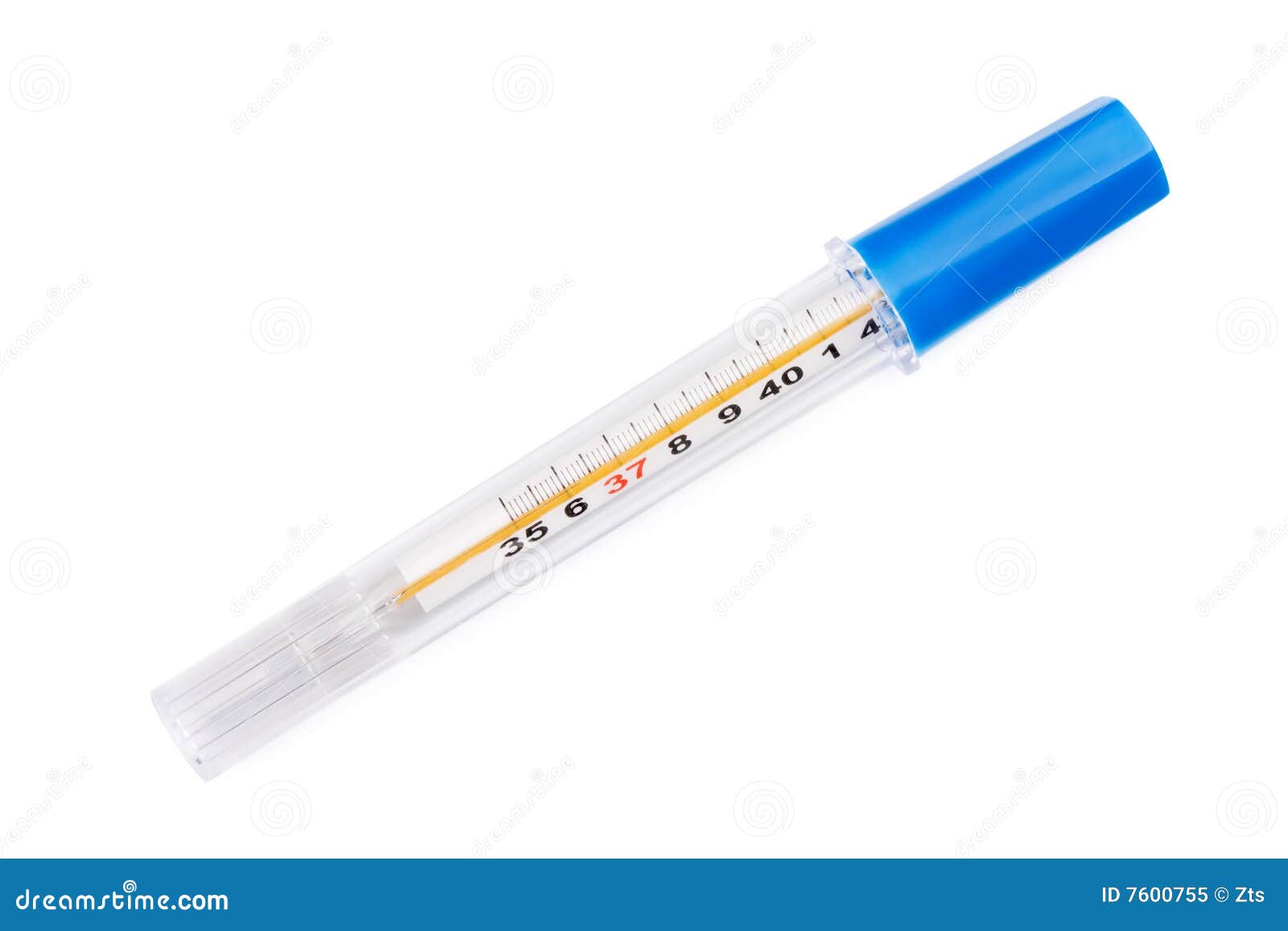 Traditional thermometer stock image. Image of measurement - 7600755