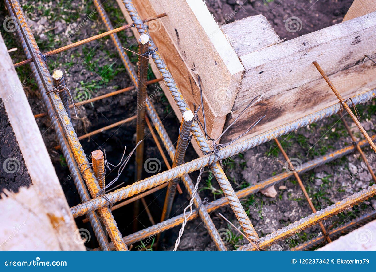 Traditional Timber Formwork With Fittings. Stock Photo | CartoonDealer ...