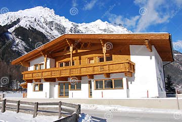 Traditional tirol house stock photo. Image of mountains - 12961148