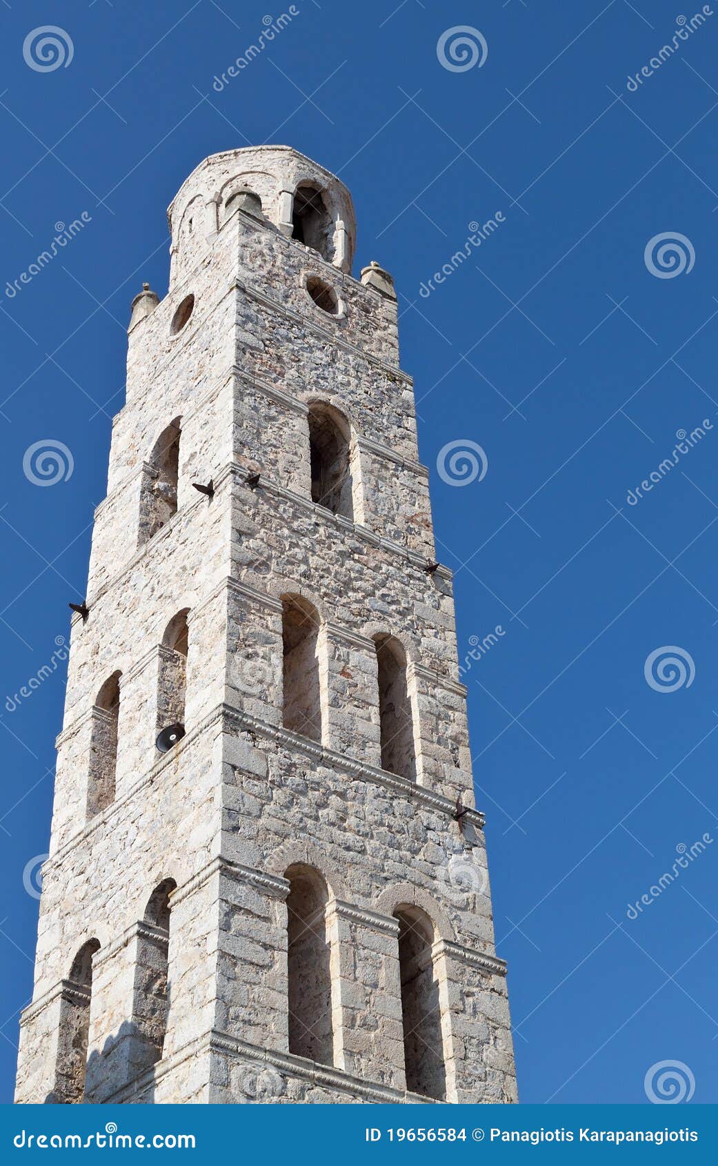 Traditional Tower Structure at Mani. Greece Stock Photo - Image of ...