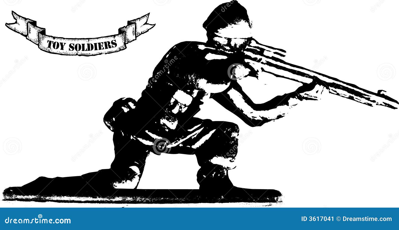 Traditional Toy Soldier stock vector. Illustration of rifle - 3617041