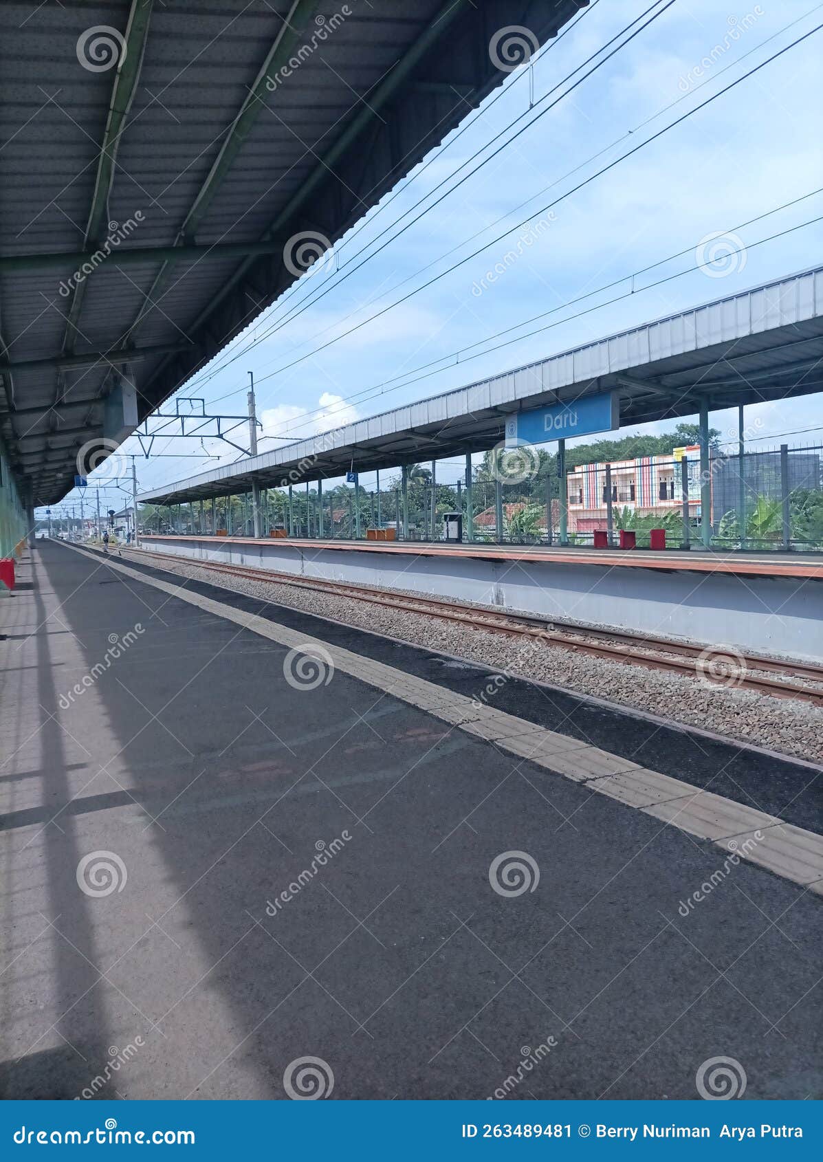 Traditional Train Station in Indonesia Editorial Photo - Image of ...