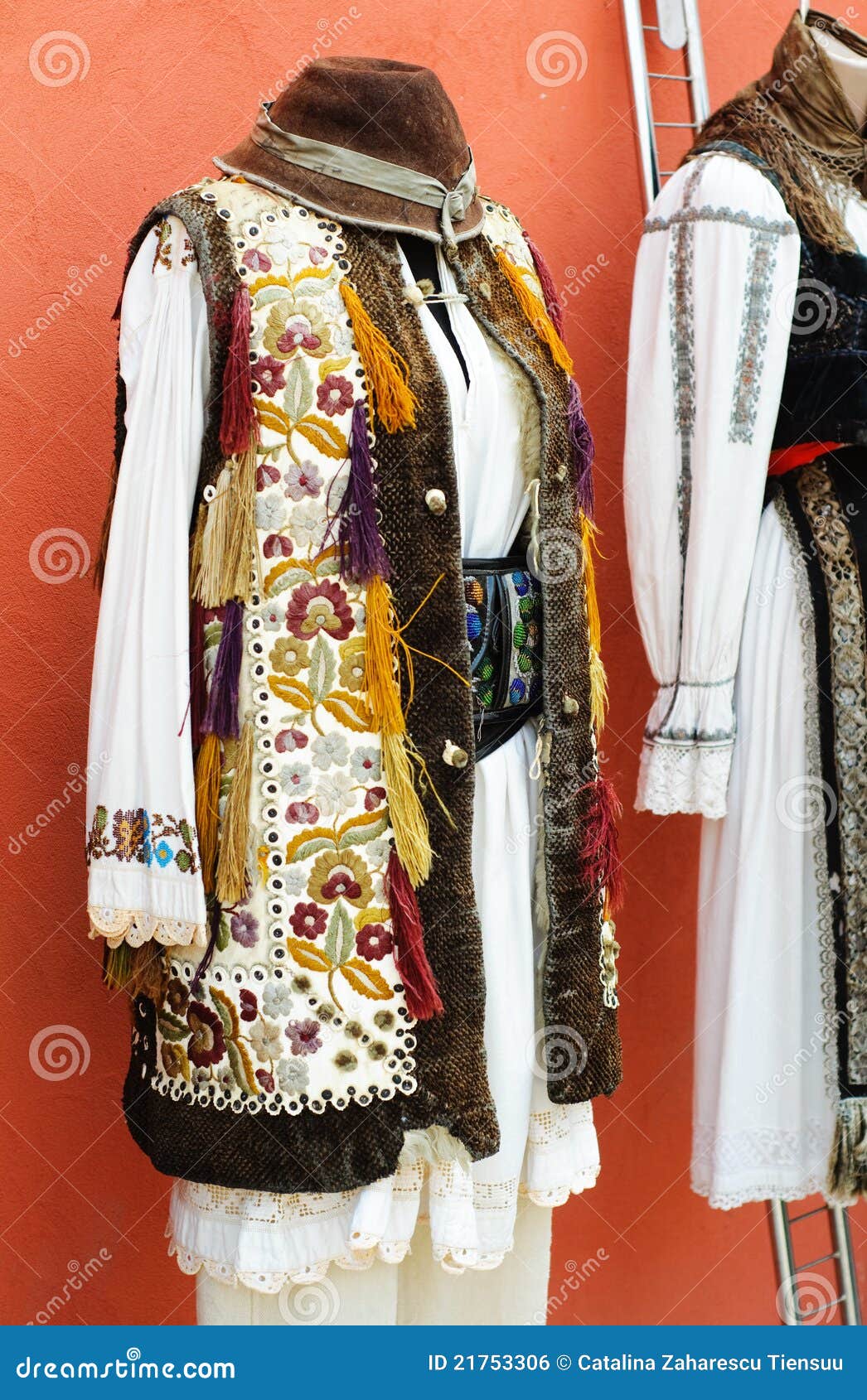 Traditional Transylvanian Popular Costume Stock Photo - Image of ...