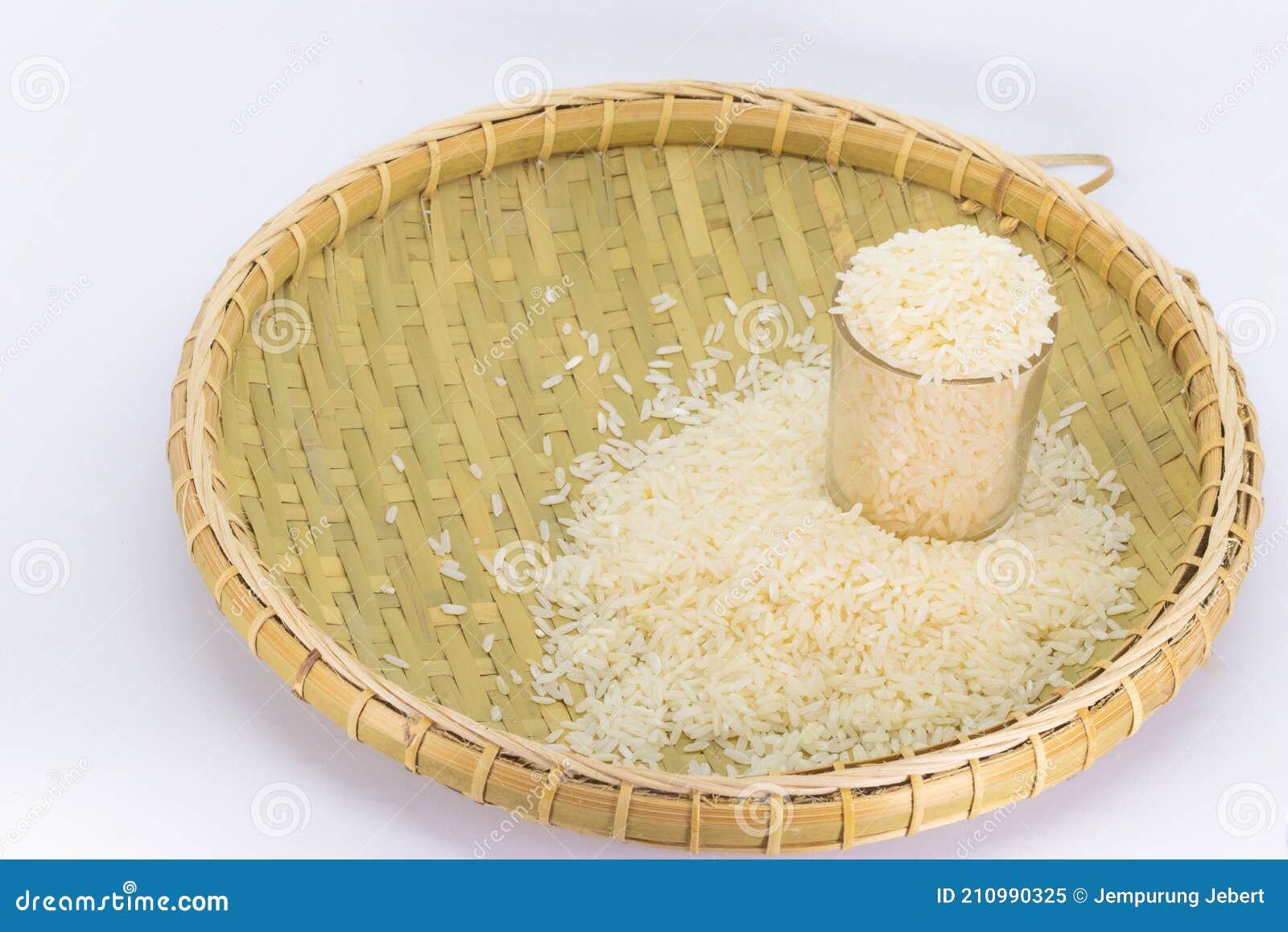 Traditional tray with rice stock image. Image of flower - 210990325