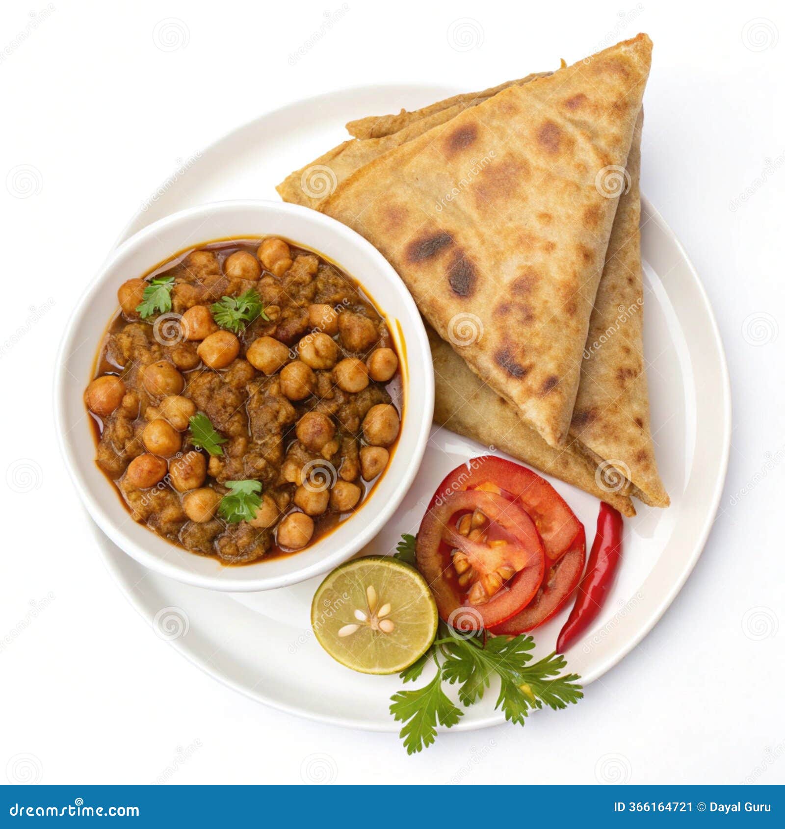 Paratha Background. Design With Cartoon Style. Vector Illustration ...