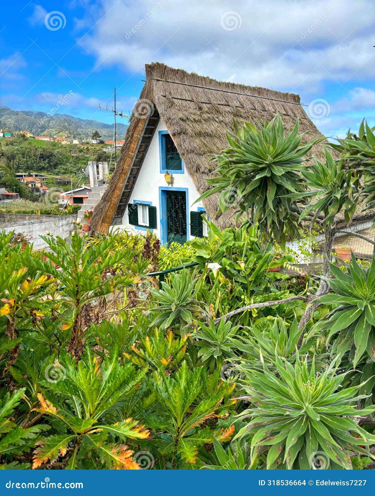 2024-04-09raditional Triangular Thatched House at Santana, Madeira ...