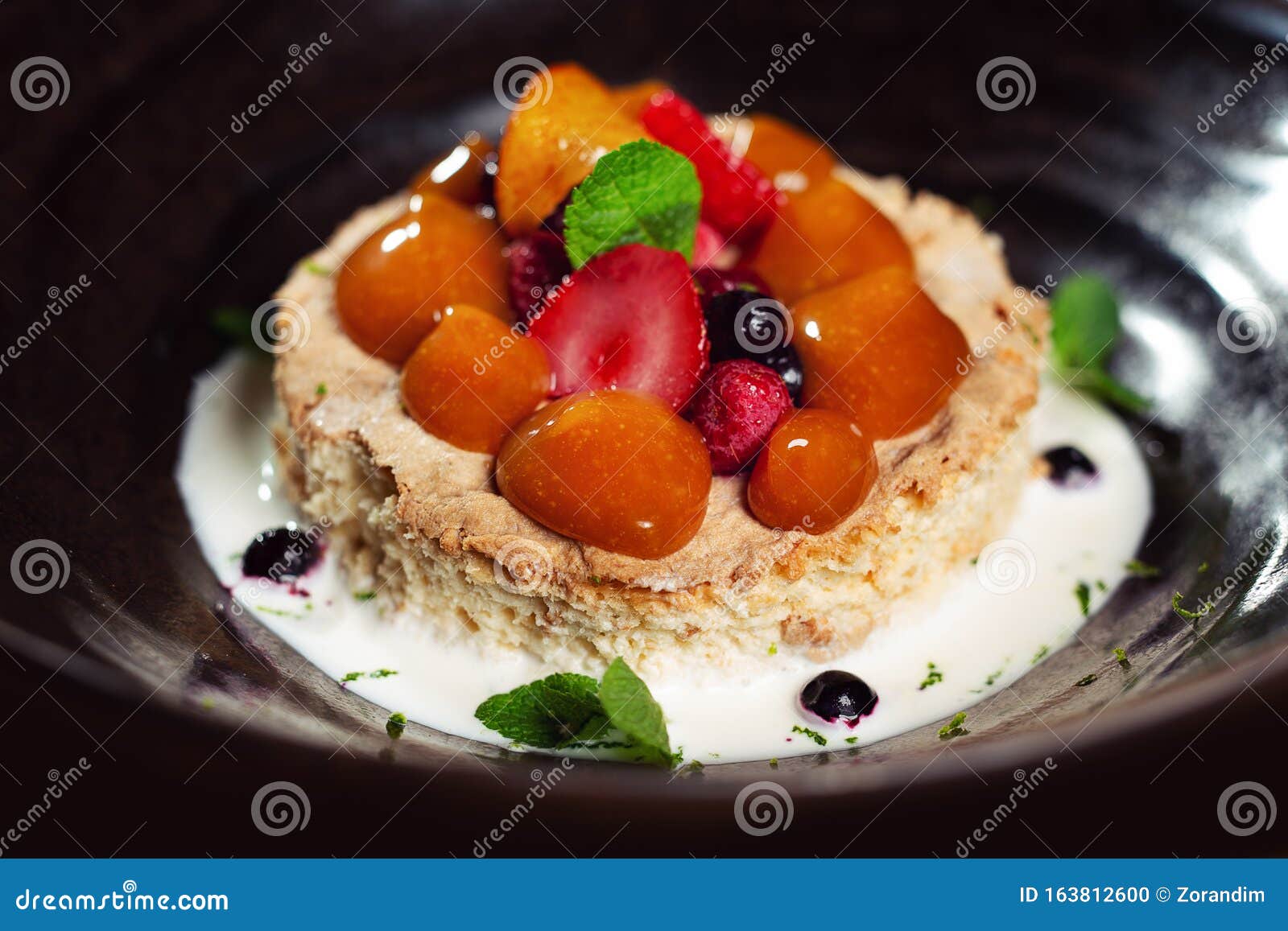 Traditional Trilece Dessert Cake Made with Three Milk. Stock Photo ...