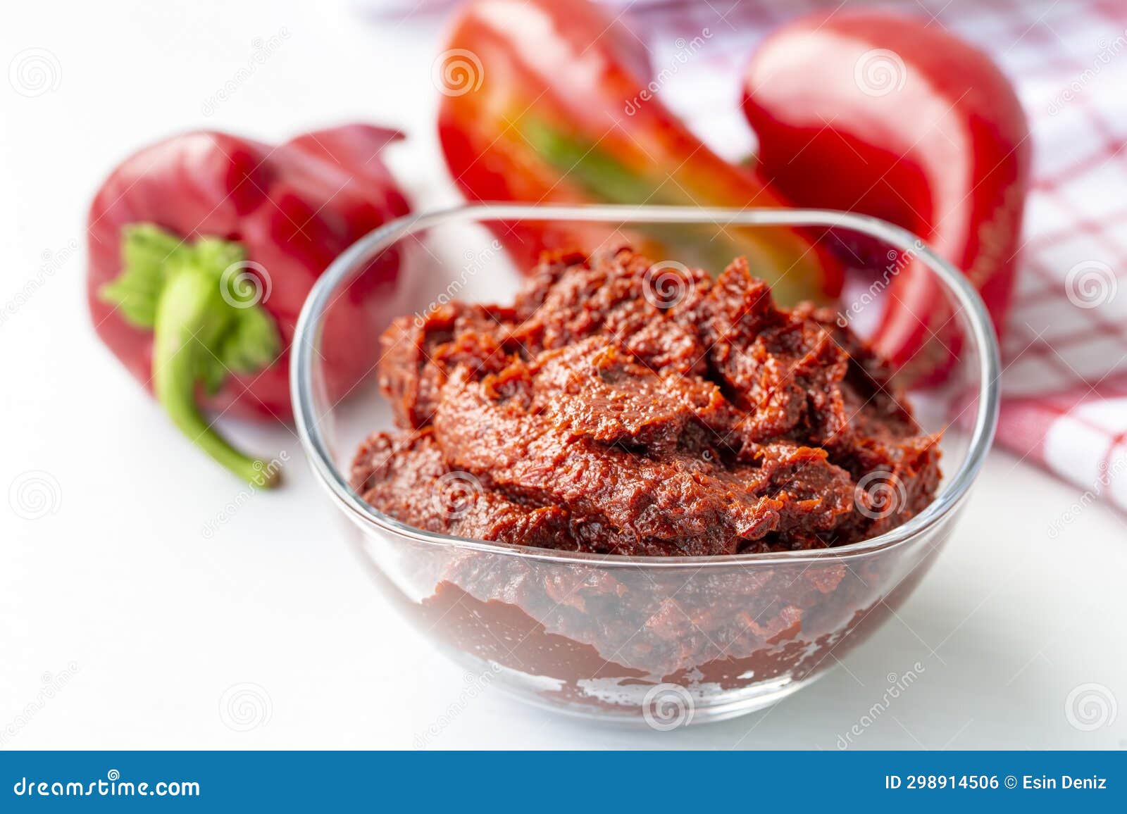 Traditional Turkish Adana Pepper Paste - Biber Salca Stock Photo ...