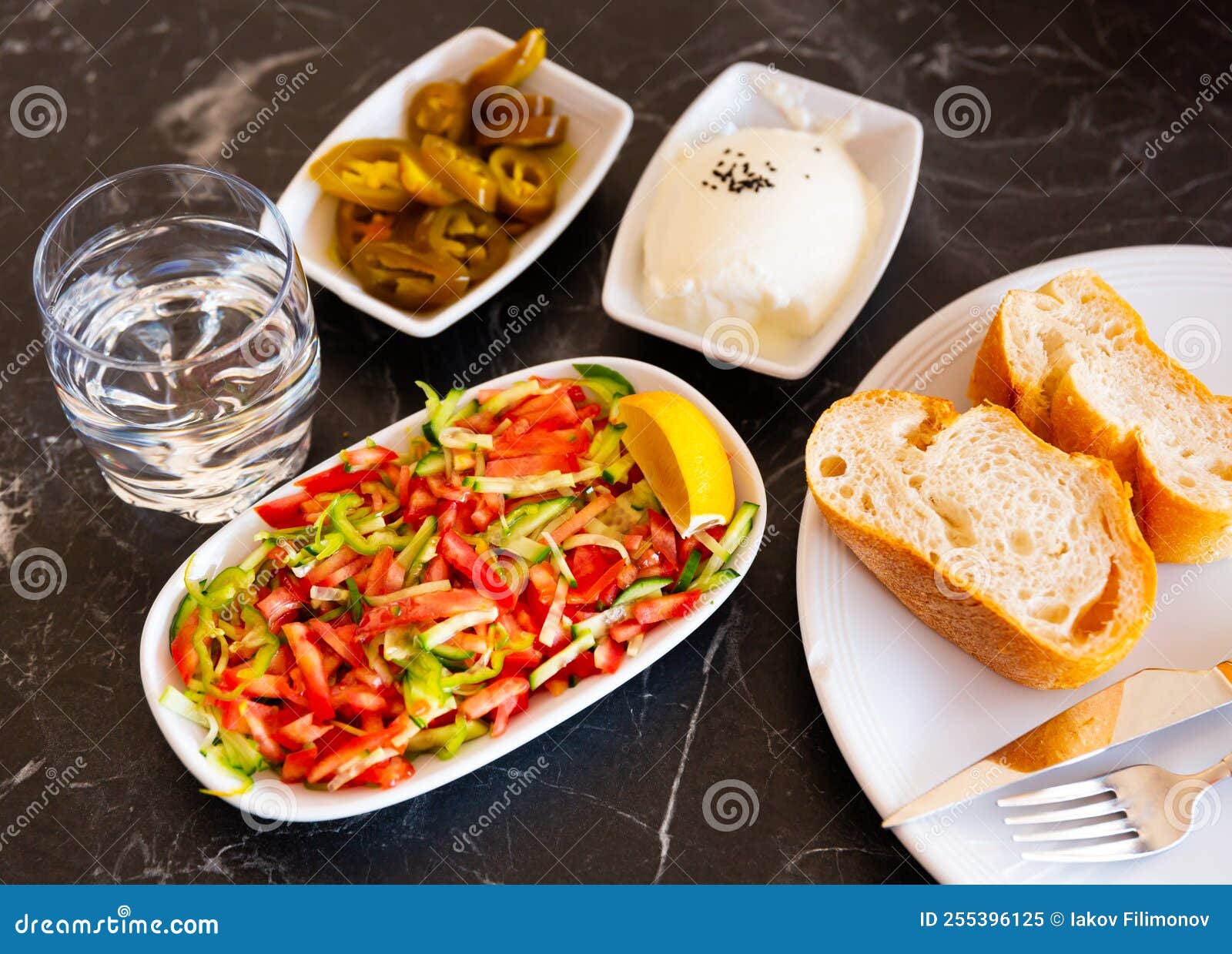 Traditional Turkish Appetizers before Main Course Stock Image - Image ...