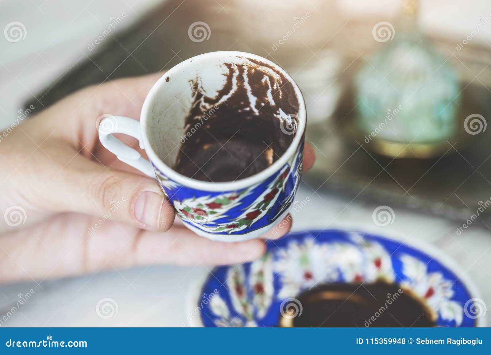 Traditional Turkish Coffee and Fortune Telling Stock Photo - Image of ...