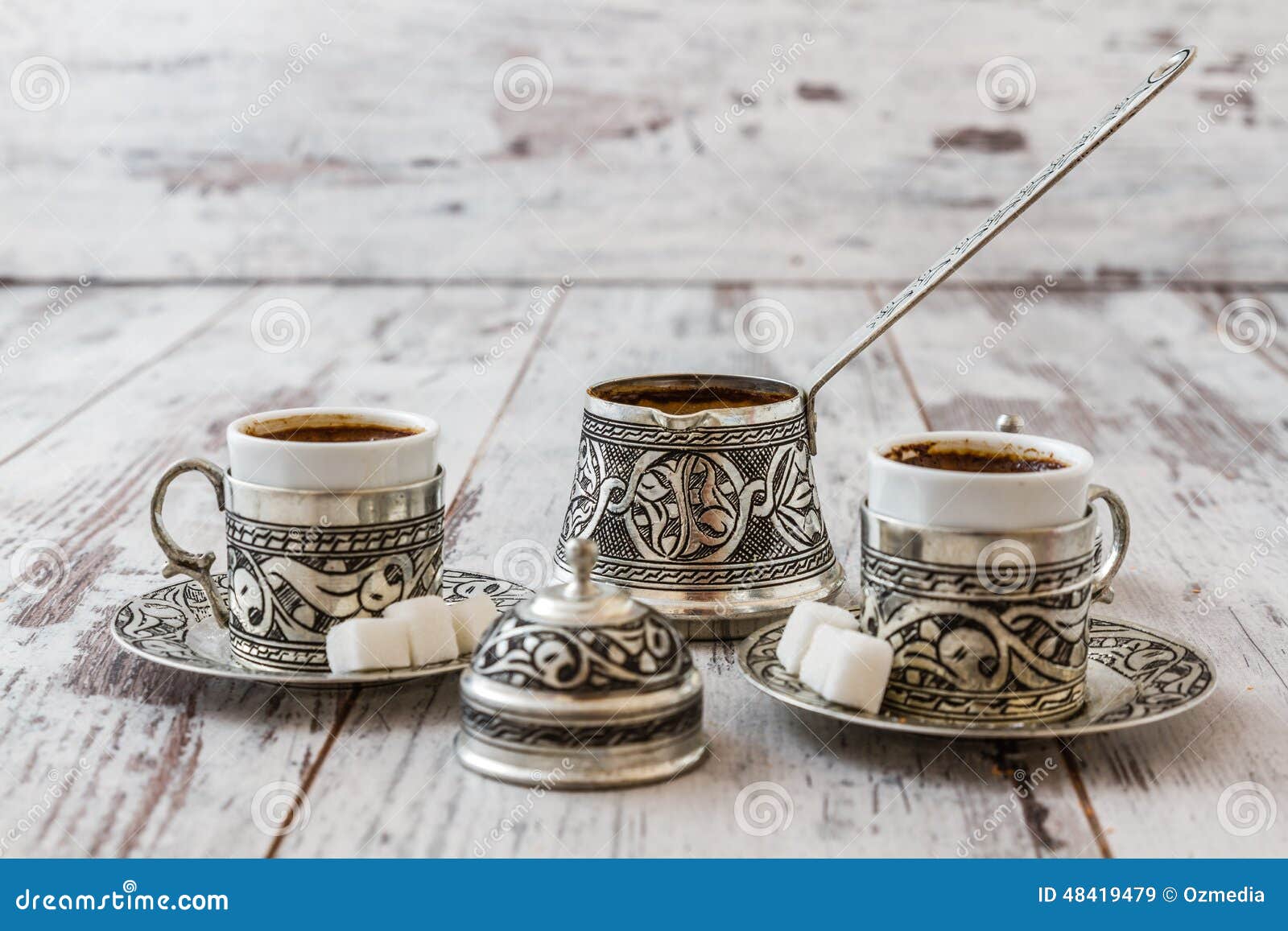 Traditional Turkish Coffee stock image. Image of coffee - 48419479
