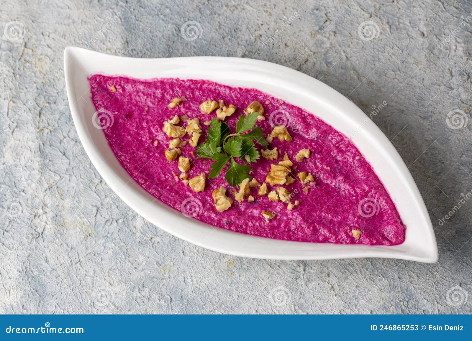 Traditional Turkish Cuisine; Beetroot Appetizer, Pink Sultan, Beet ...