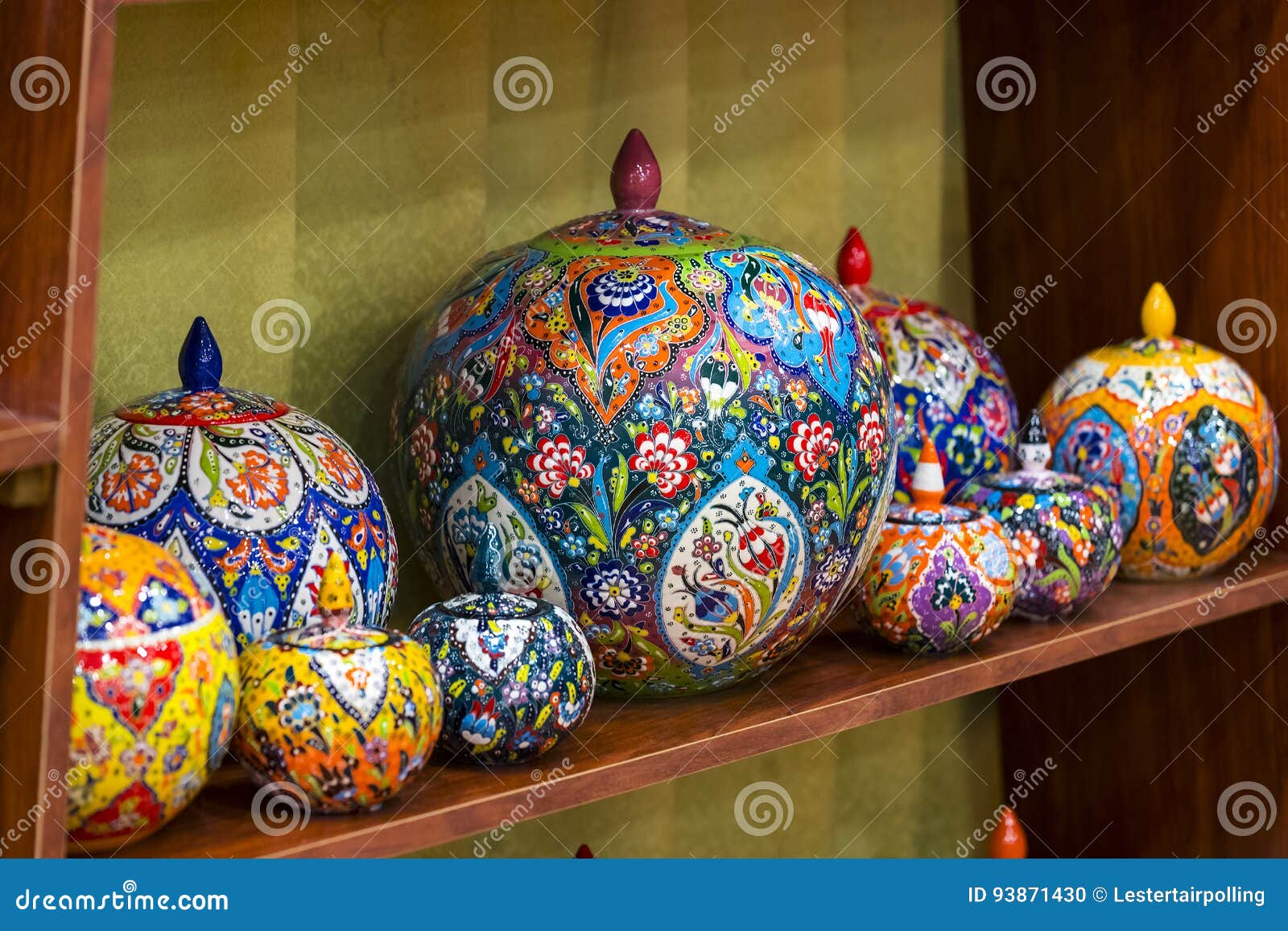 Traditional Turkish Decorative Ceramics Editorial Image - Image of ...