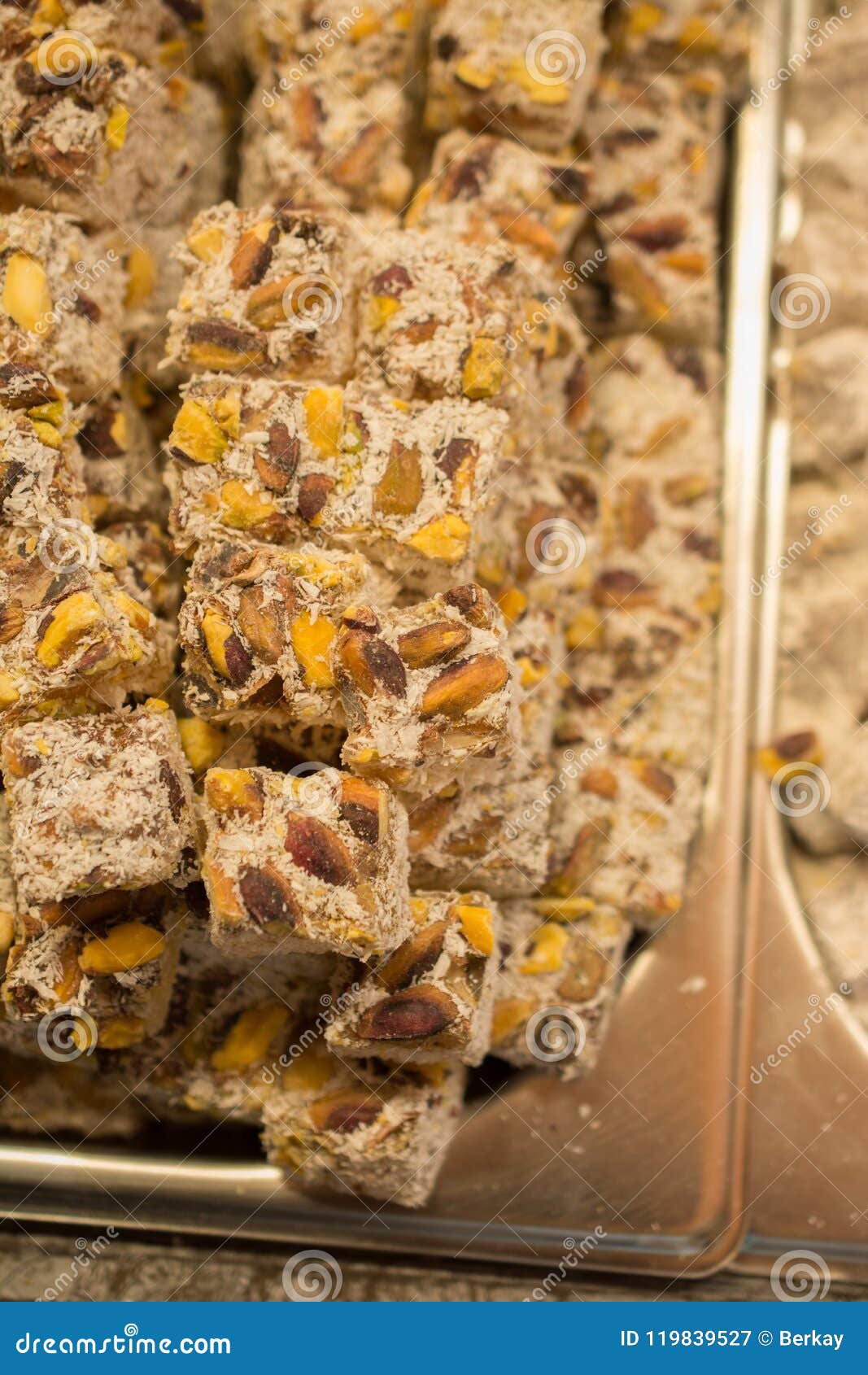 Traditional Turkish Delight Lokum Candy Stock Image - Image of lokum ...