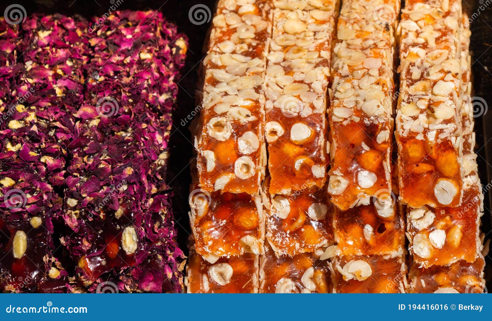 Traditional Turkish Delight Lokum Candy Stock Photo - Image of delight ...