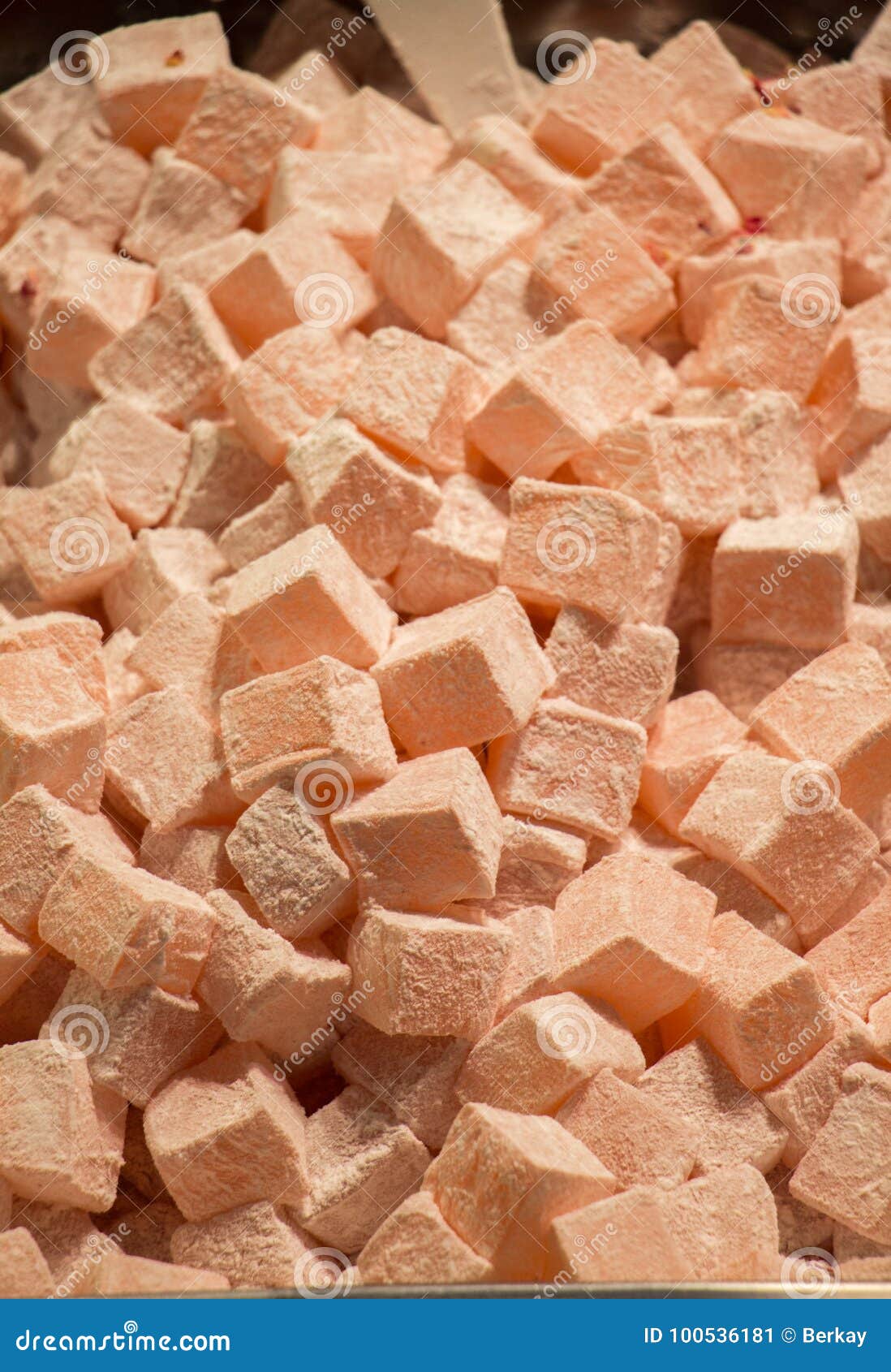 Traditional Turkish Delight Rahat Lokum Stock Image - Image of snack ...