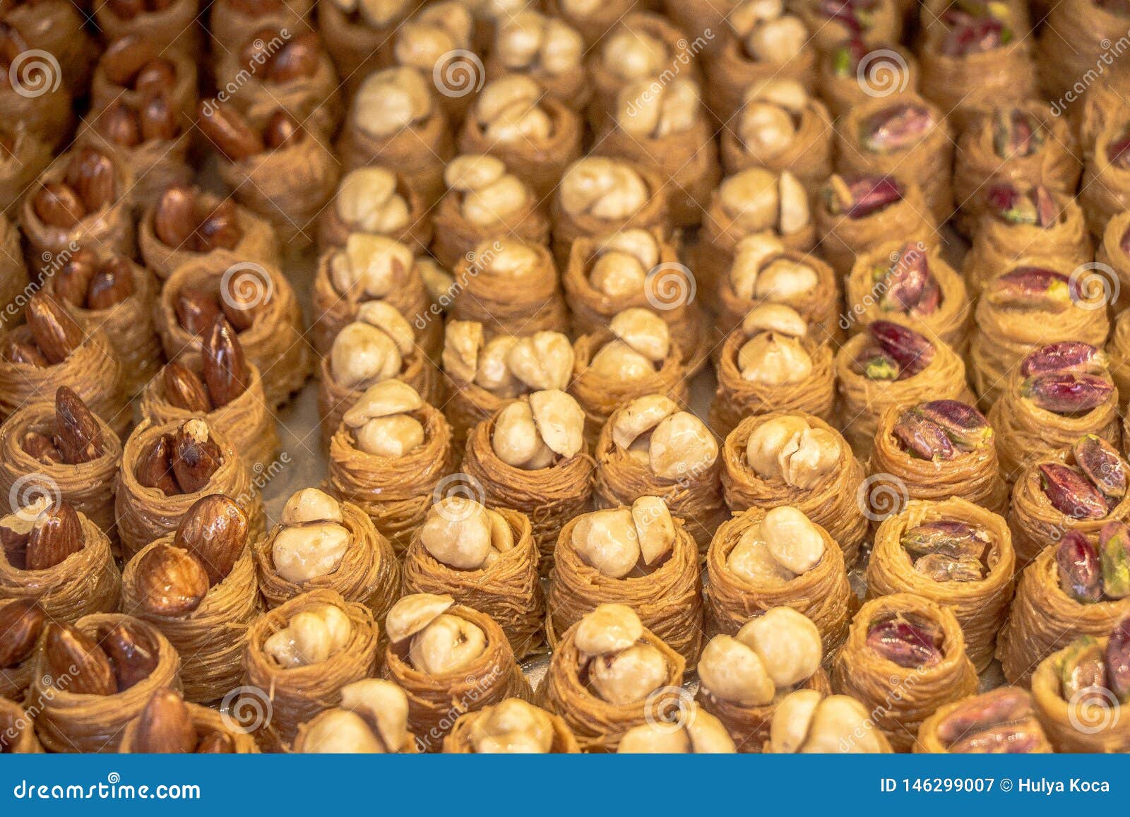 Traditional Turkish Dessert Stock Image - Image of lokum, pastry: 146299007