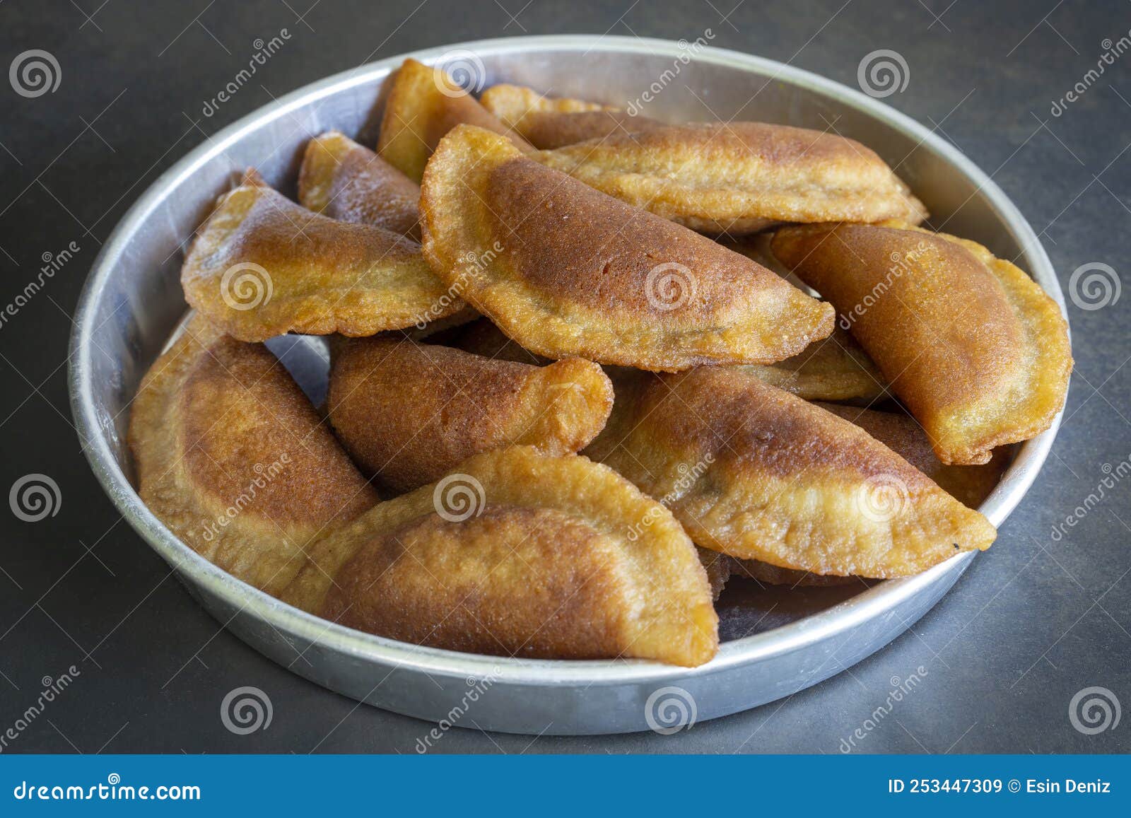 Traditional Turkish Dessert Tas Kadayif Stock Image - Image of culture ...