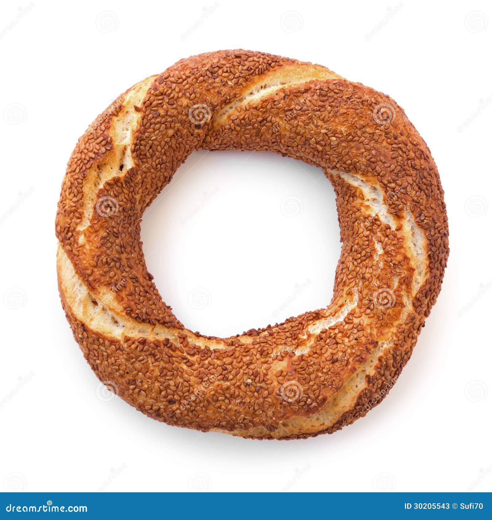 Turkish Donut Simit stock image. Image of simit, food - 30205543