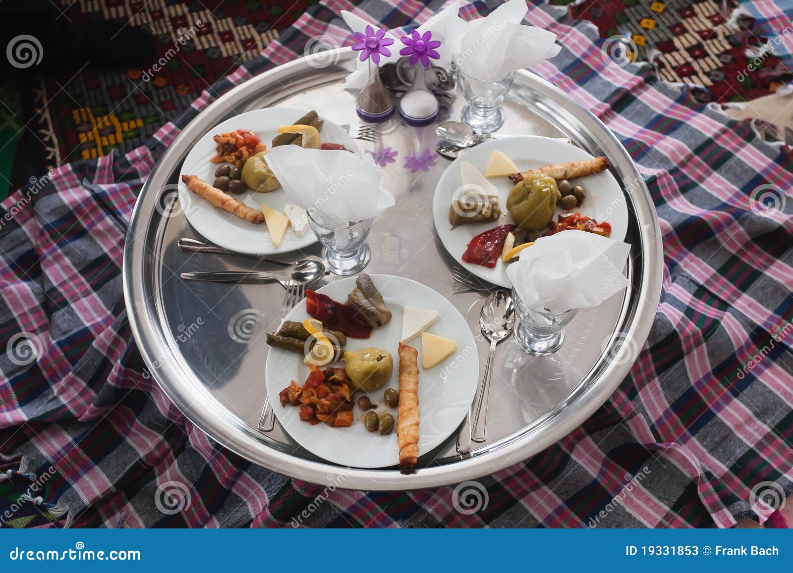 Traditional Turkish Food on a Plate Stock Image - Image of healthy ...