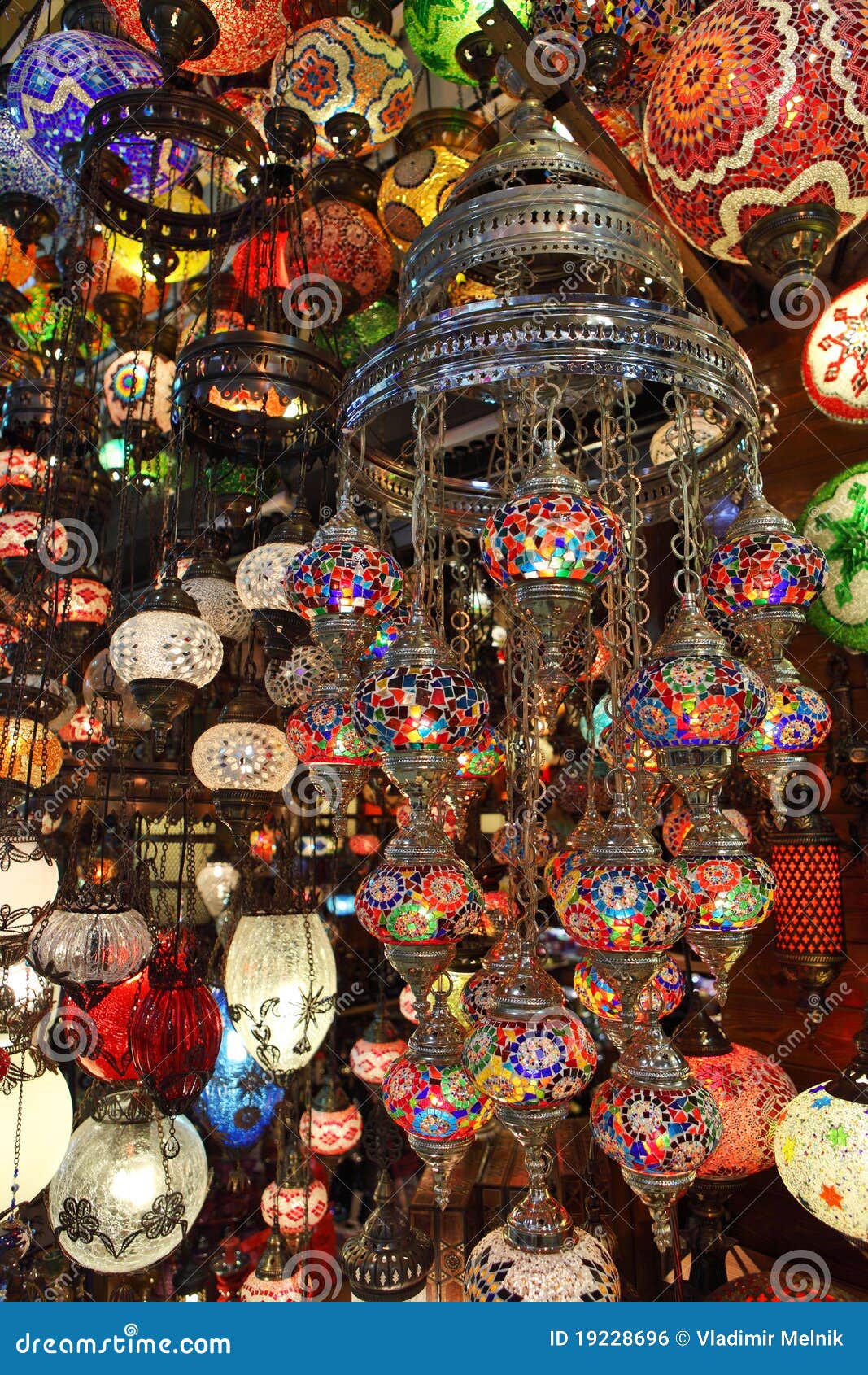 Traditional Turkish Glass Lamps Stock Photo - Image of cultural ...