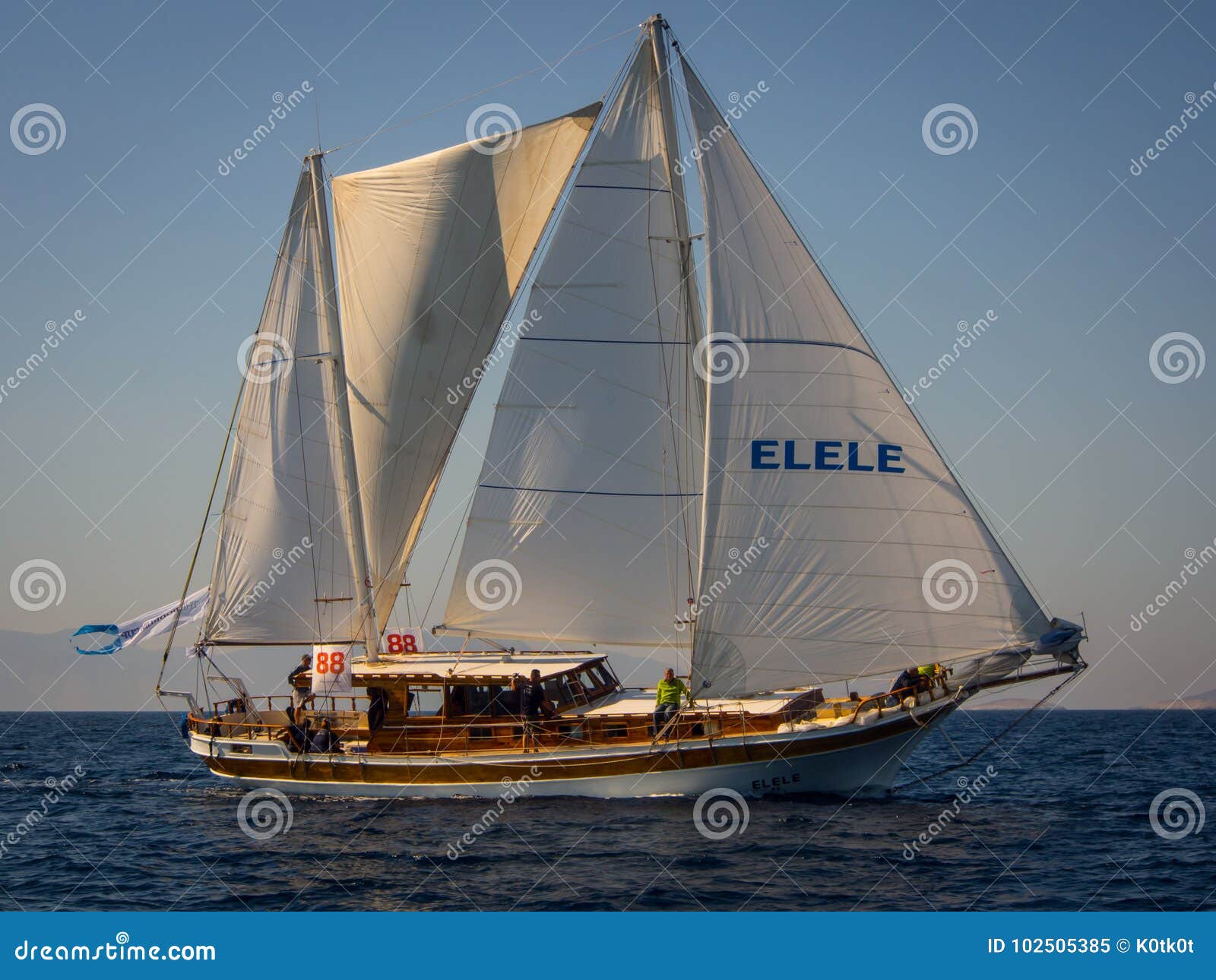 Traditional Gulets at the Bodrum Cup 2017 Editorial Image - Image of ...