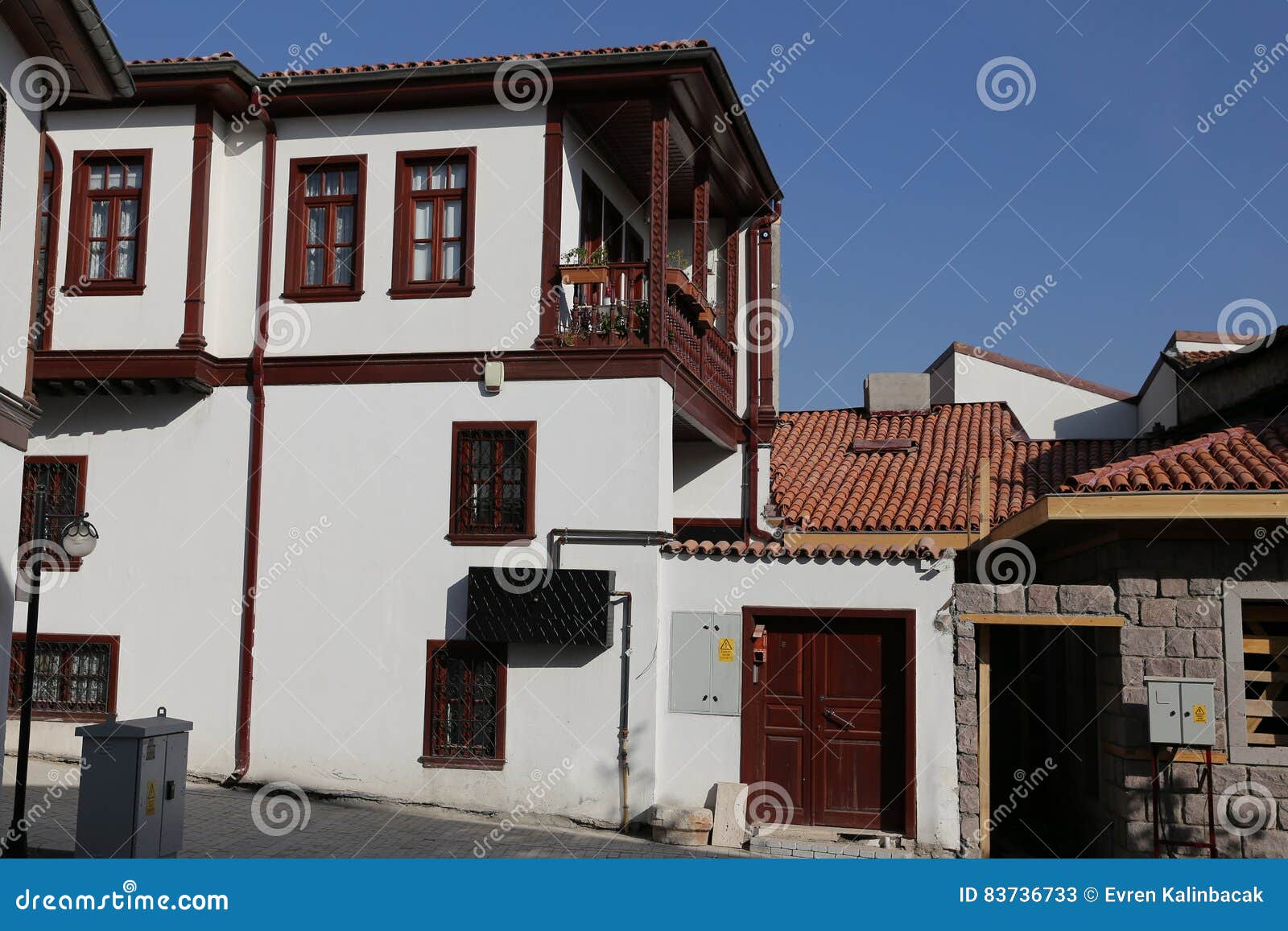Traditional Turkish House in Ankara City Stock Image - Image of houses ...