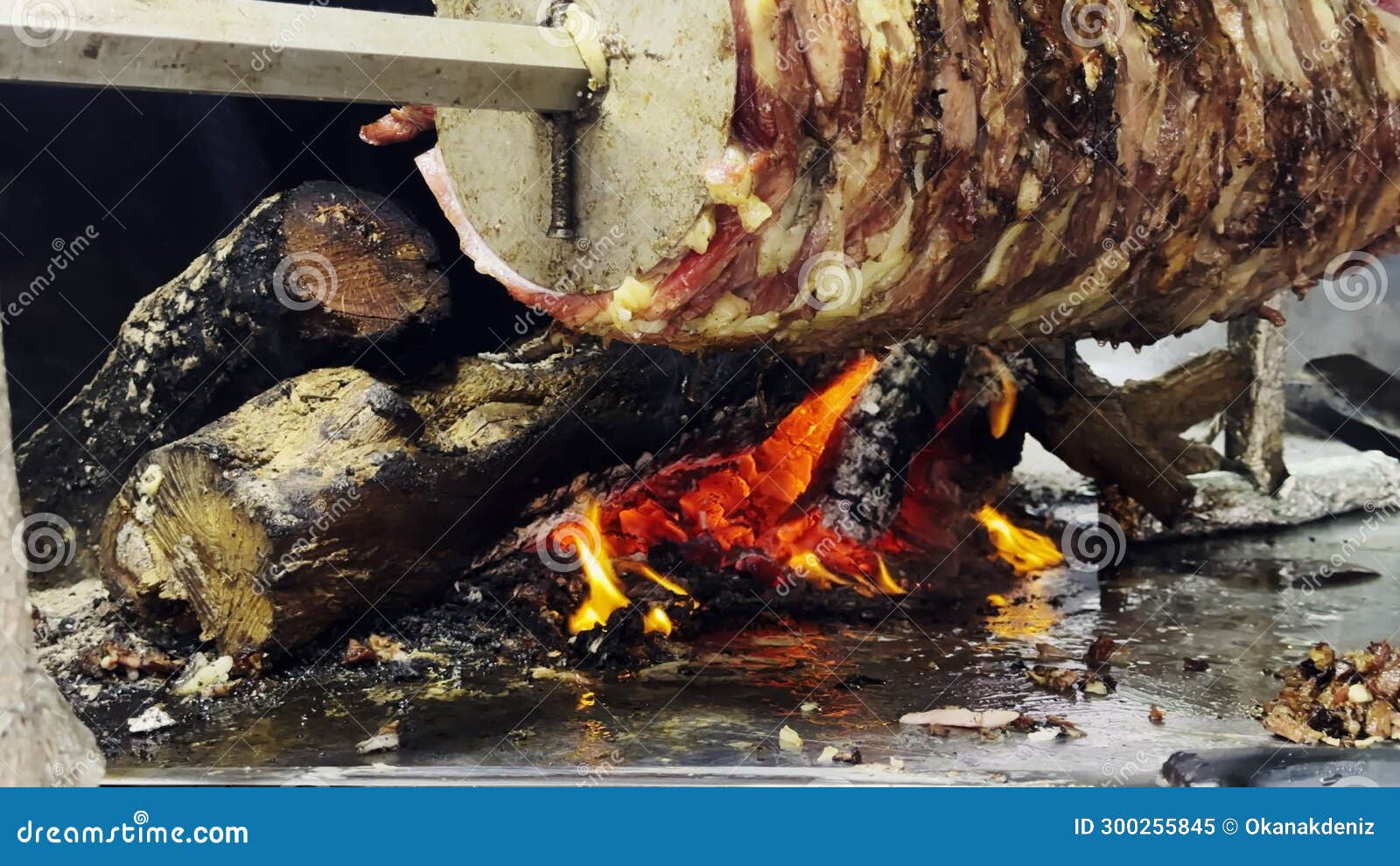 Traditional Turkish Kebab on Fire Stock Video - Video of beef, culture ...