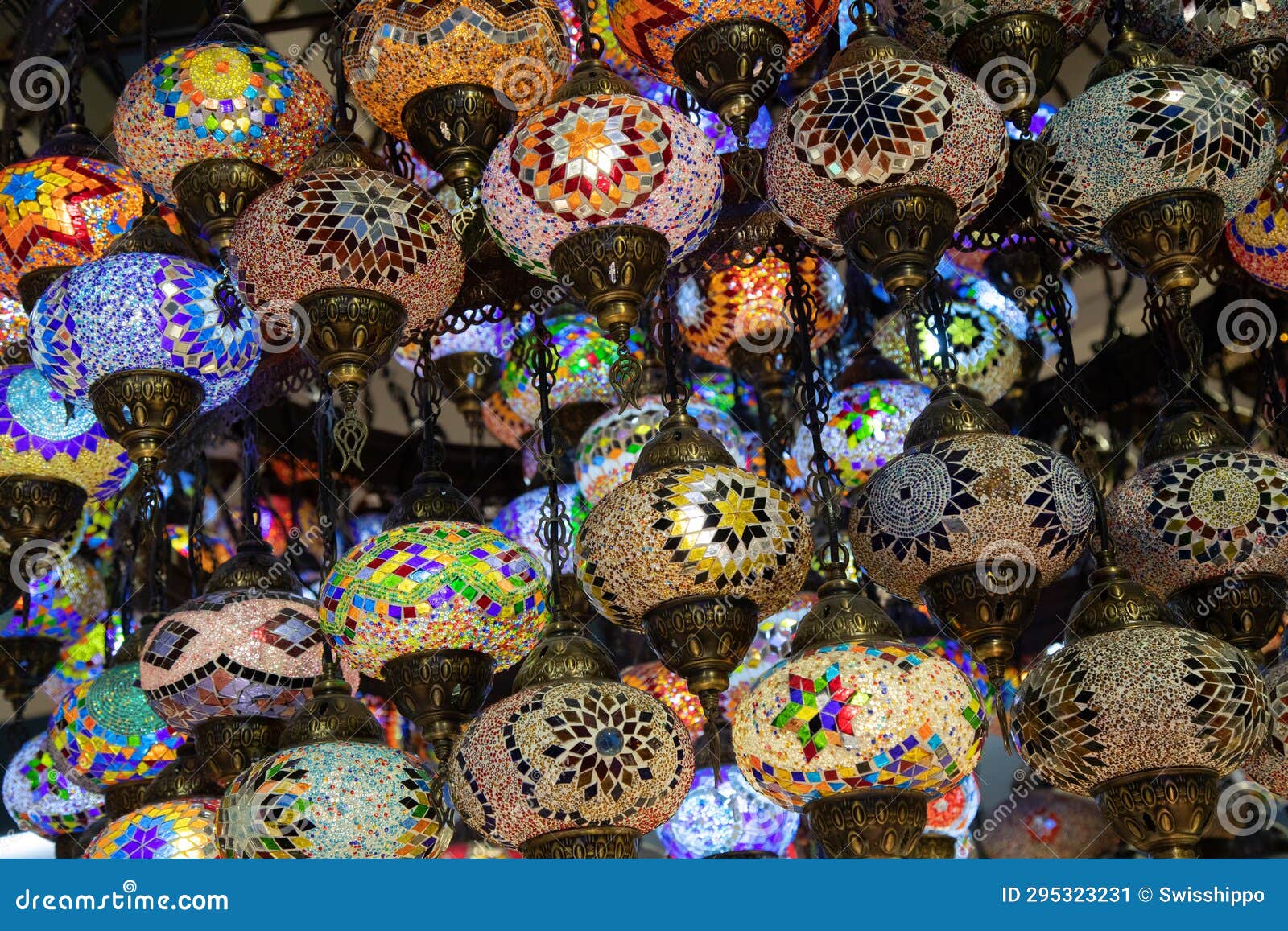 Traditional turkish lamps stock image. Image of cultural - 295323231