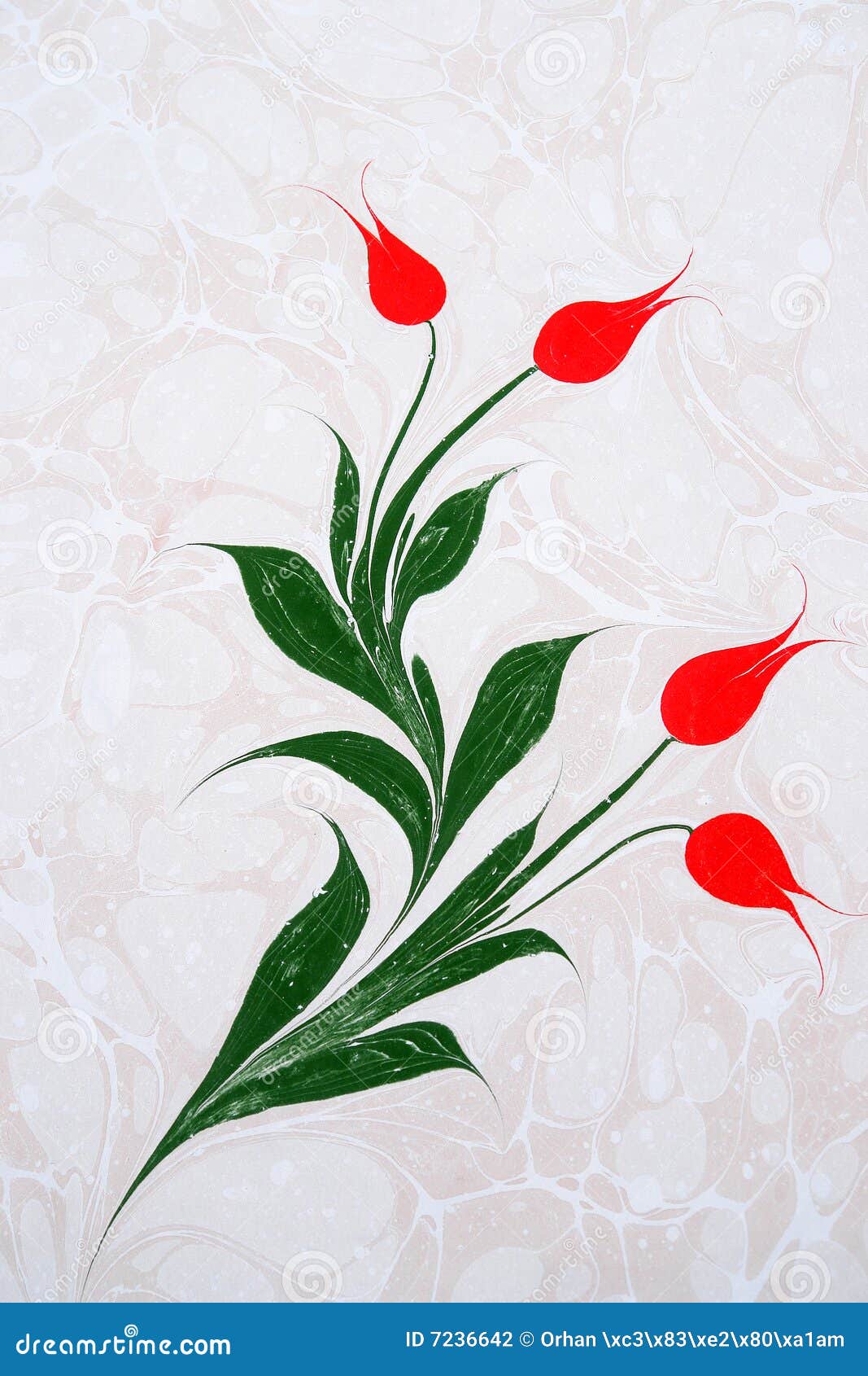 Traditional Turkish Marbled Paper Artwork Stock Photo - Image of design ...