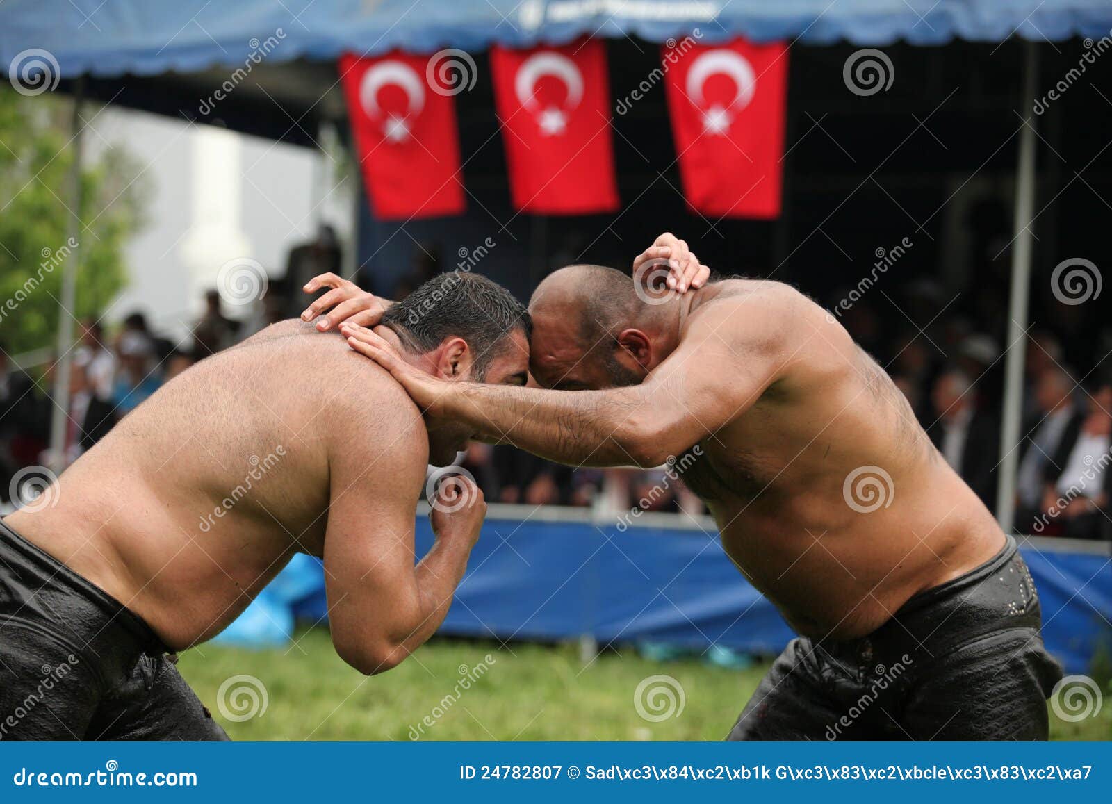 Traditional Turkish Oil Wrestling Editorial Photography - Image of ...