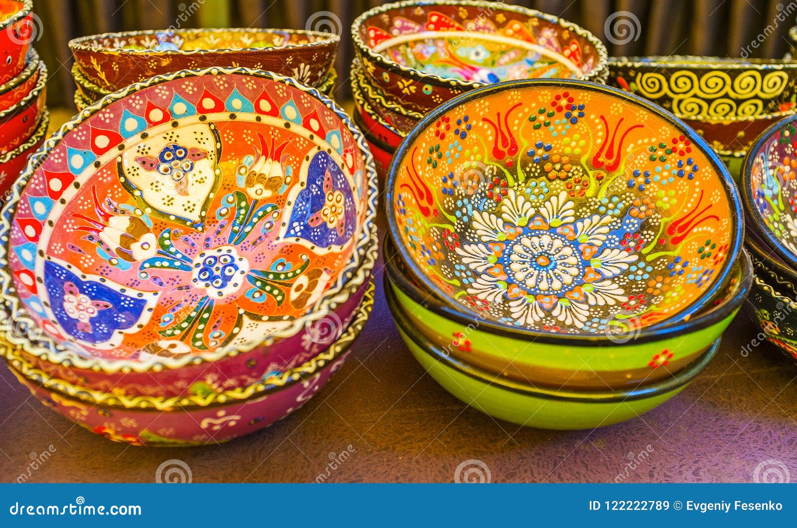 Traditional Turkish Pialas, Antalya Stock Image - Image of landmark ...