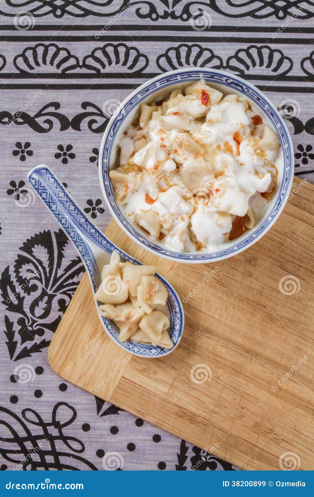 Traditional Turkish Ravioli, Manti Stock Image - Image of diet ...