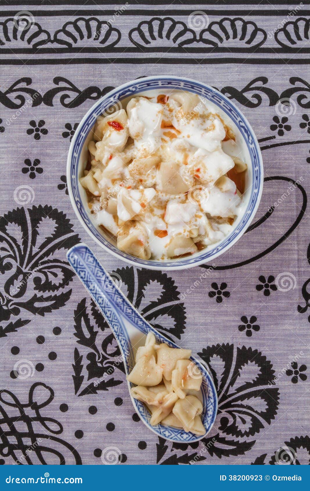 Traditional Turkish Ravioli, Manti Stock Image - Image of meal, dough ...