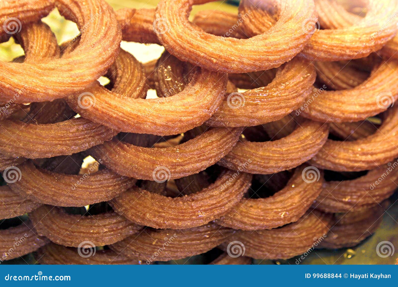 Traditional Turkish Ring Sweets. Stock Photo - Image of middle ...