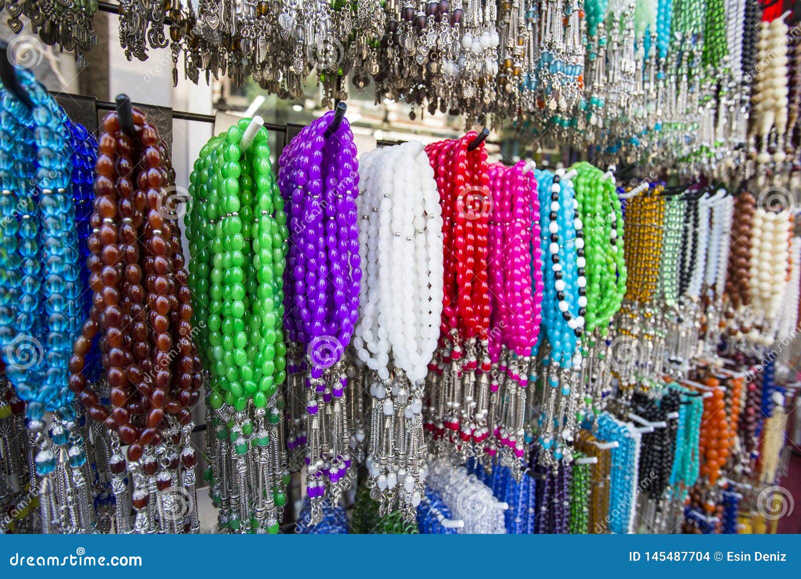 Traditional Turkish Rosary Tesbih and Colorful Bead Stock Photo - Image ...