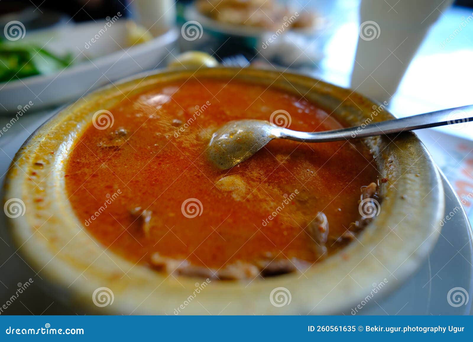 Traditional Turkish Soup Kelle Paca Also Called Beyran Stock Image ...