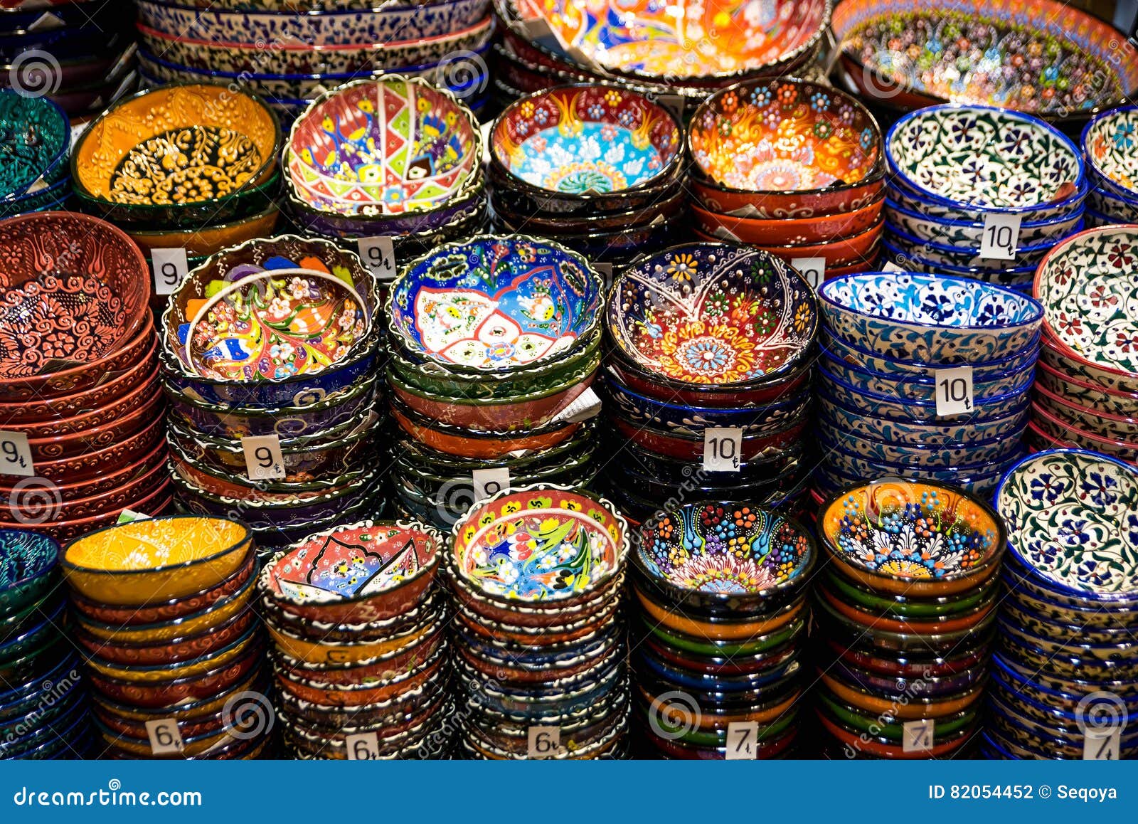 Traditional Turkish Stone for Tourists. Blue Eyes Stock Photo - Image ...