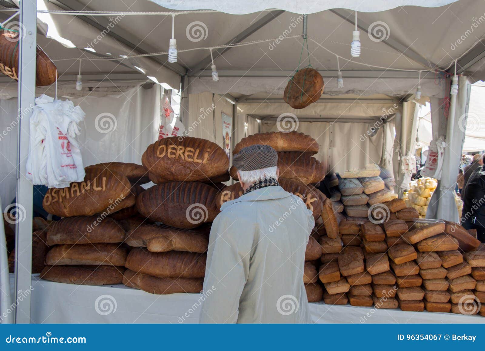 Traditional Turkish Style Made Bread Editorial Photography - Image of ...