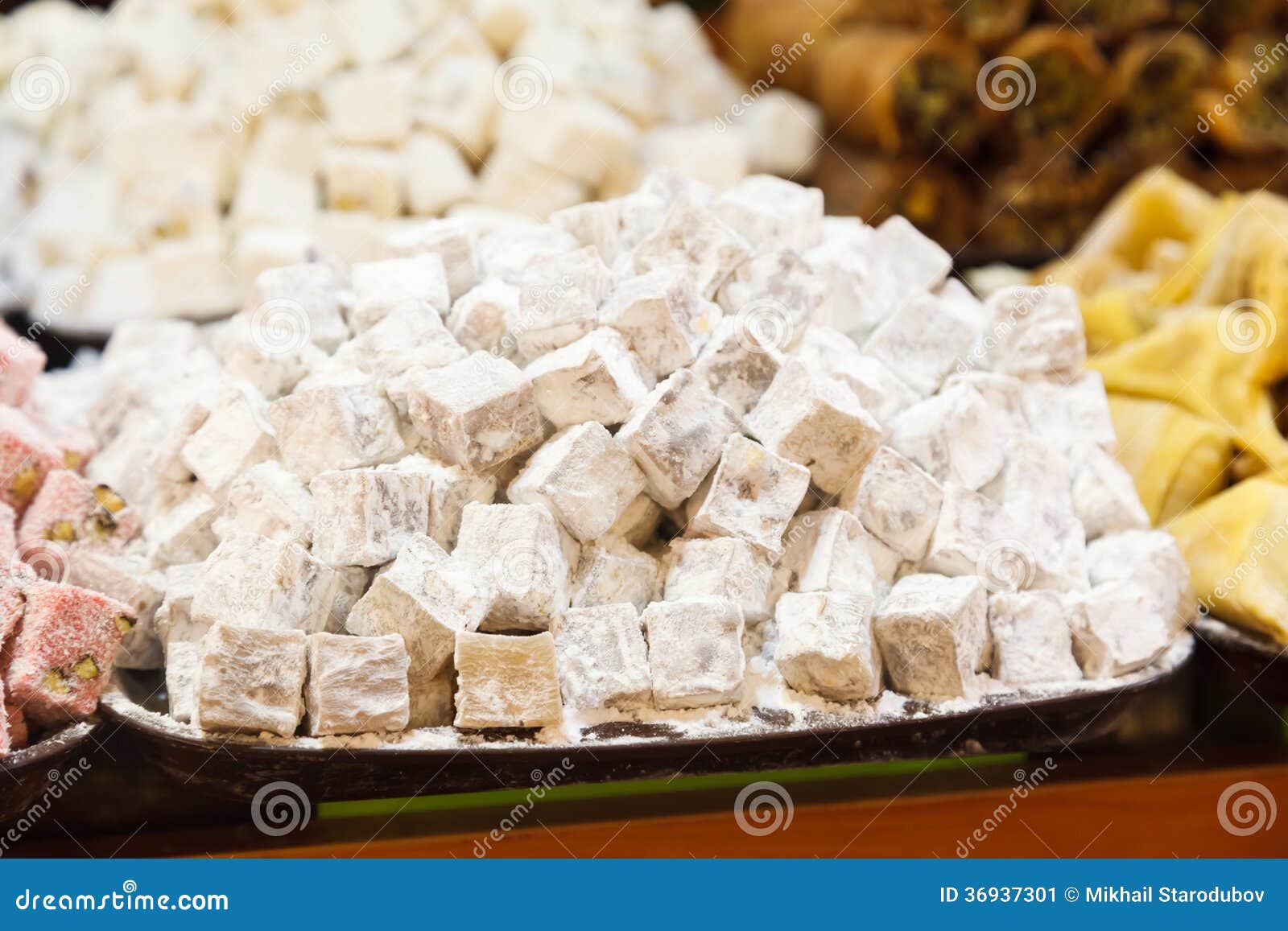 Traditional Turkish sweets stock image. Image of coconut - 36937301