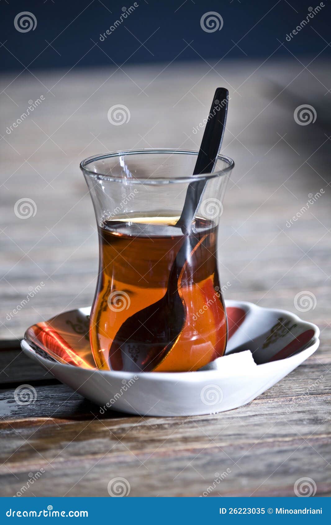Traditional turkish tea stock image. Image of herbal - 26223035