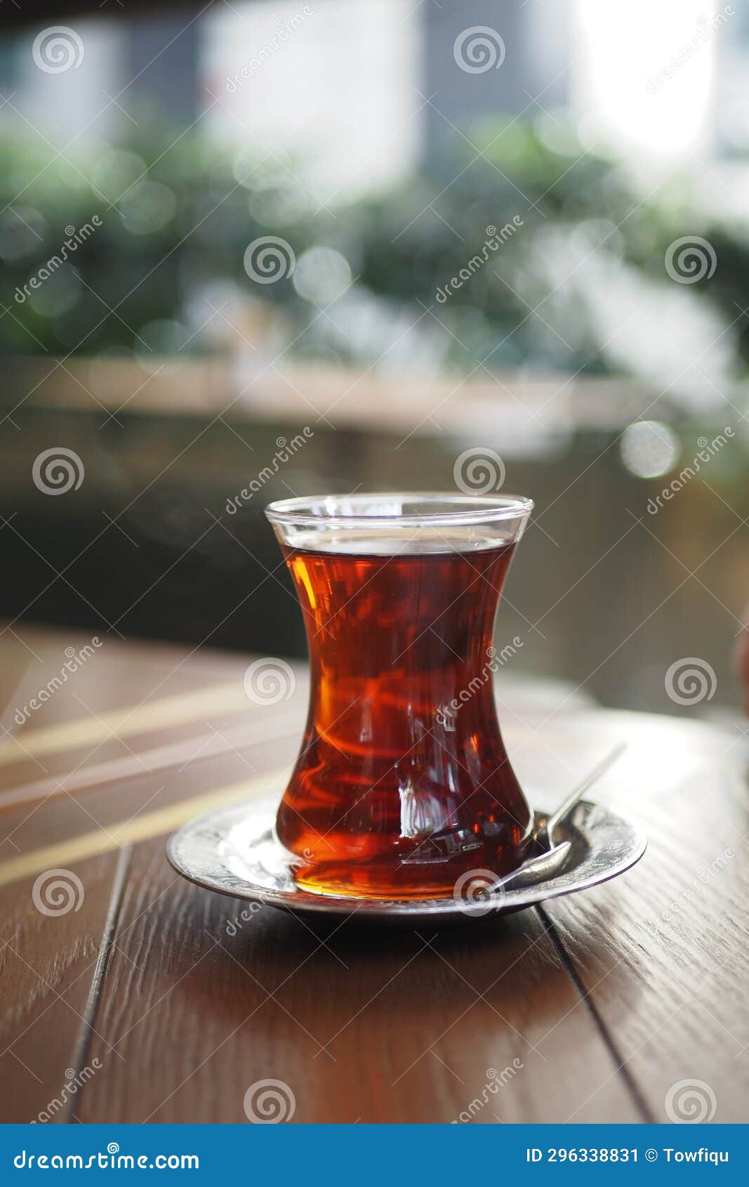 Traditional Turkish Tea on White Table . Stock Image - Image of black ...