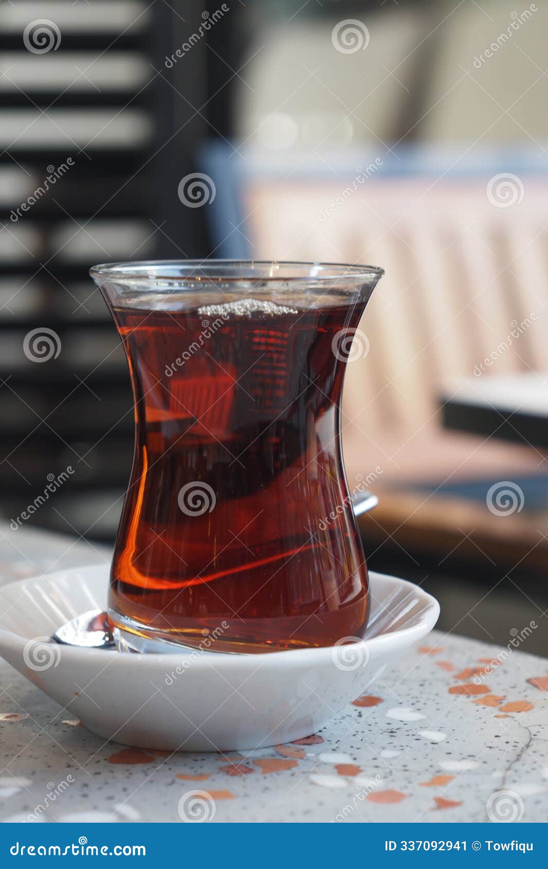 Traditional Turkish Tea on White Table . Stock Image - Image of herbal ...