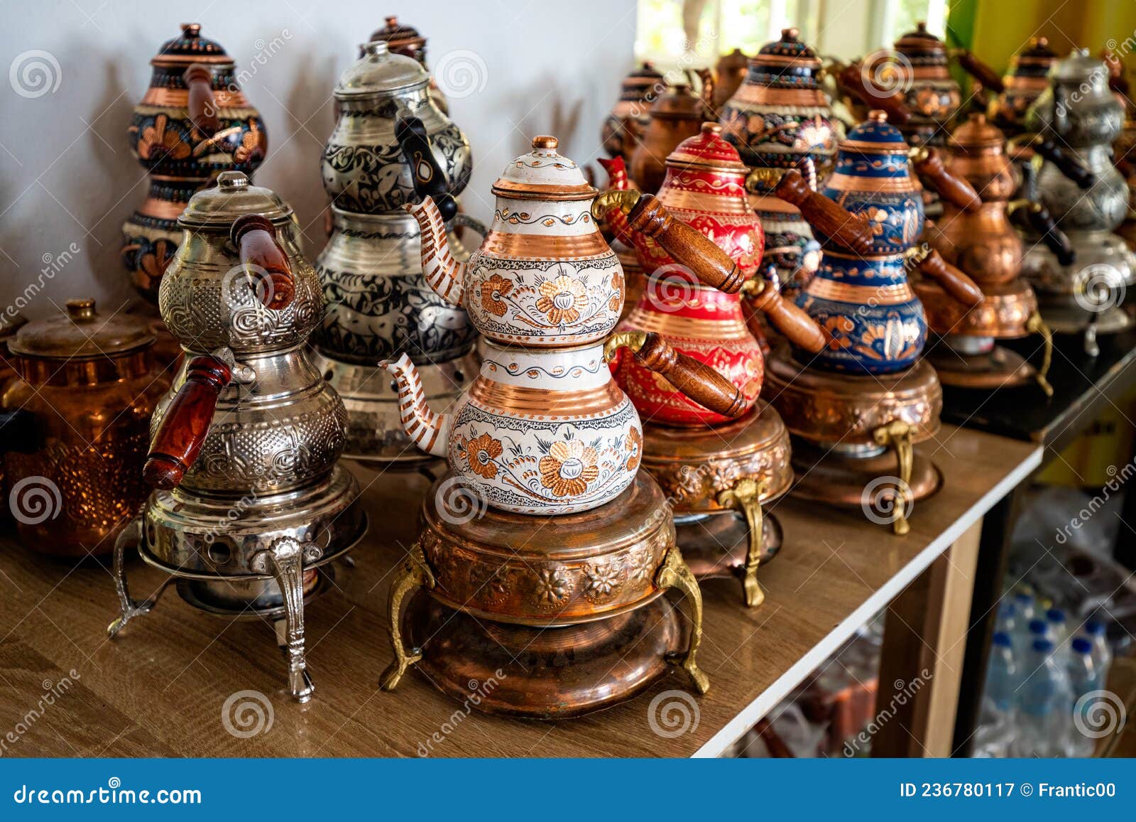 Turkish Teapot Kettle in Cafe Editorial Photography - Image of design ...