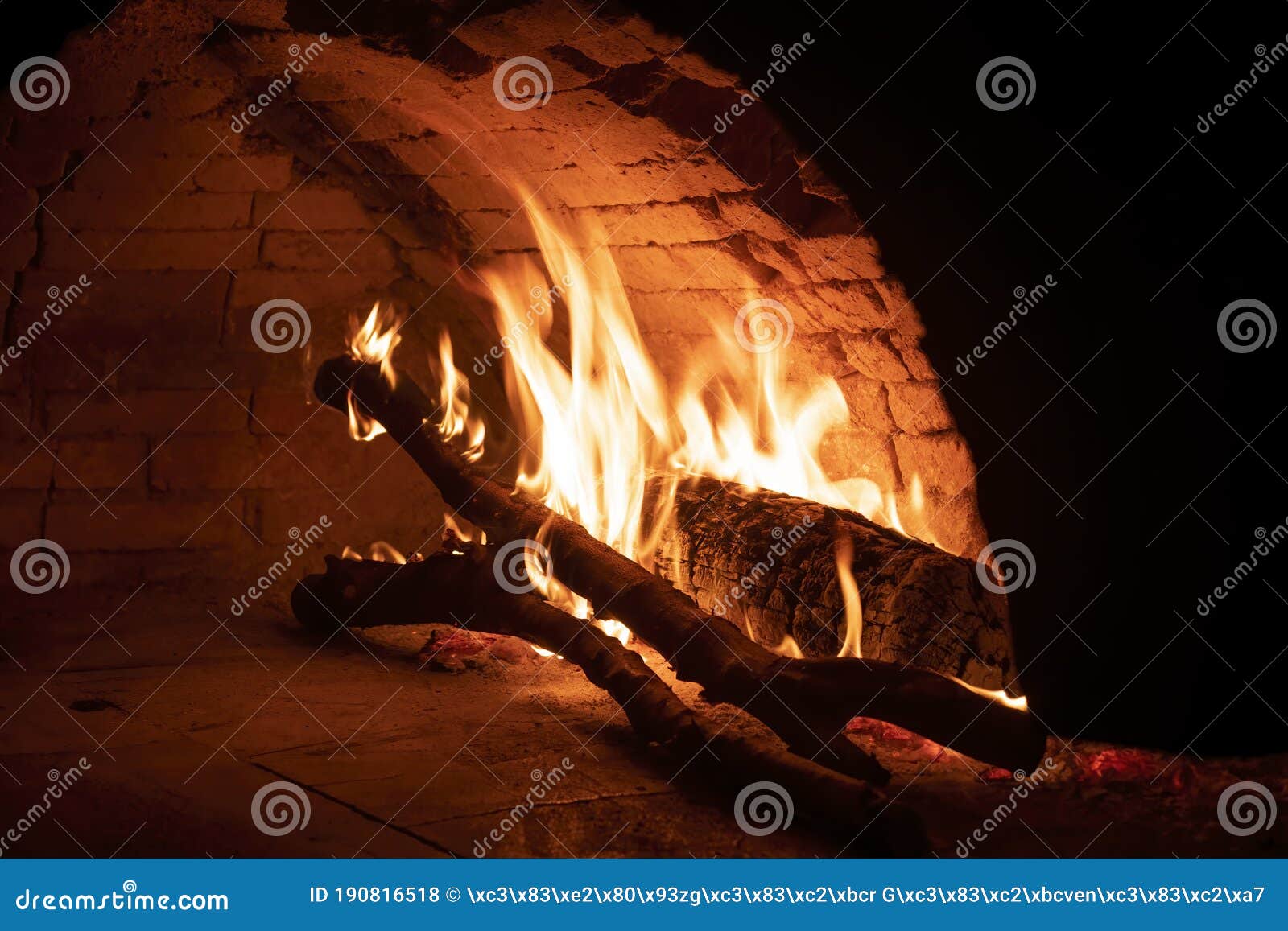 Traditional Turkish Wood Fired Oven Stock Photo - Image of gourmet ...