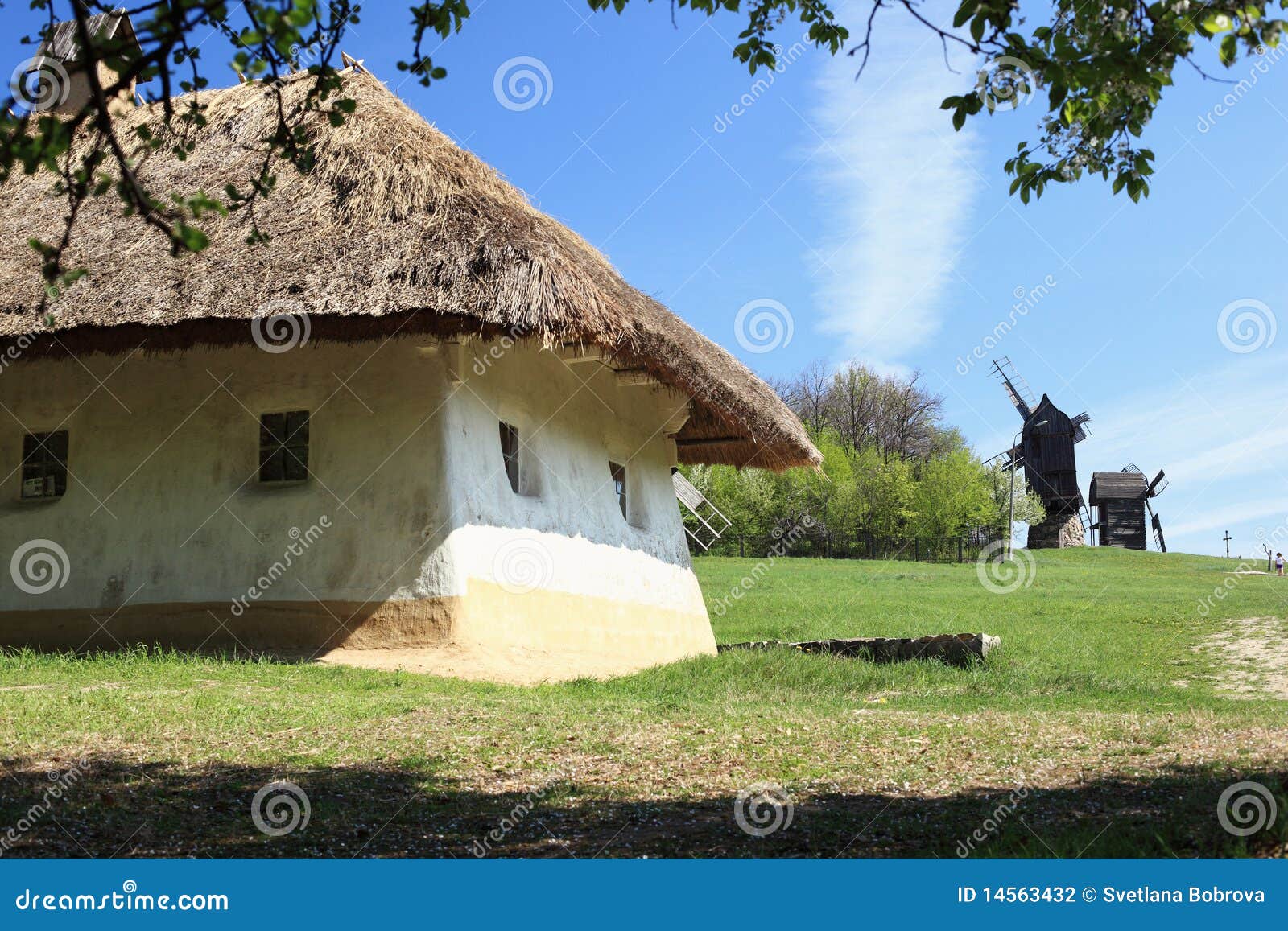 Traditional Ukraine house stock photo. Image of ancient - 14563432