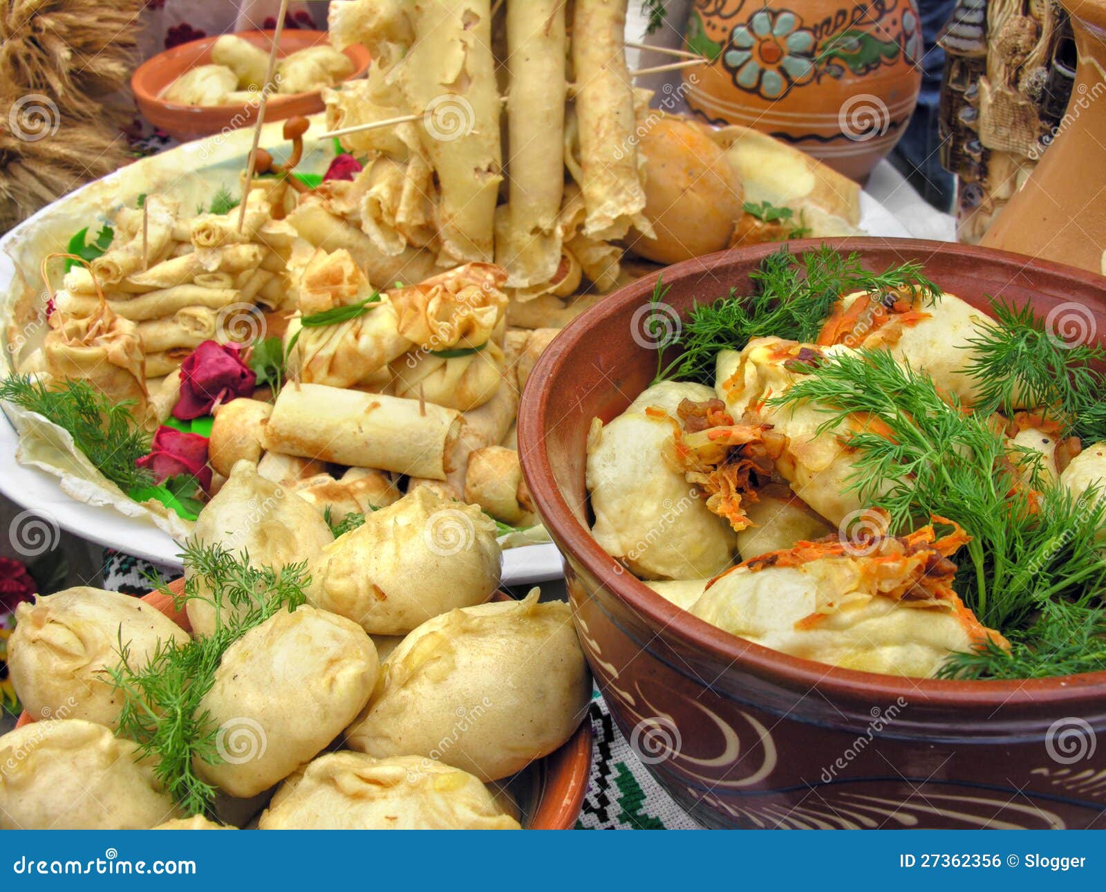 Traditional Ukrainian Food Royalty Free Stock Image - Image: 27362356
