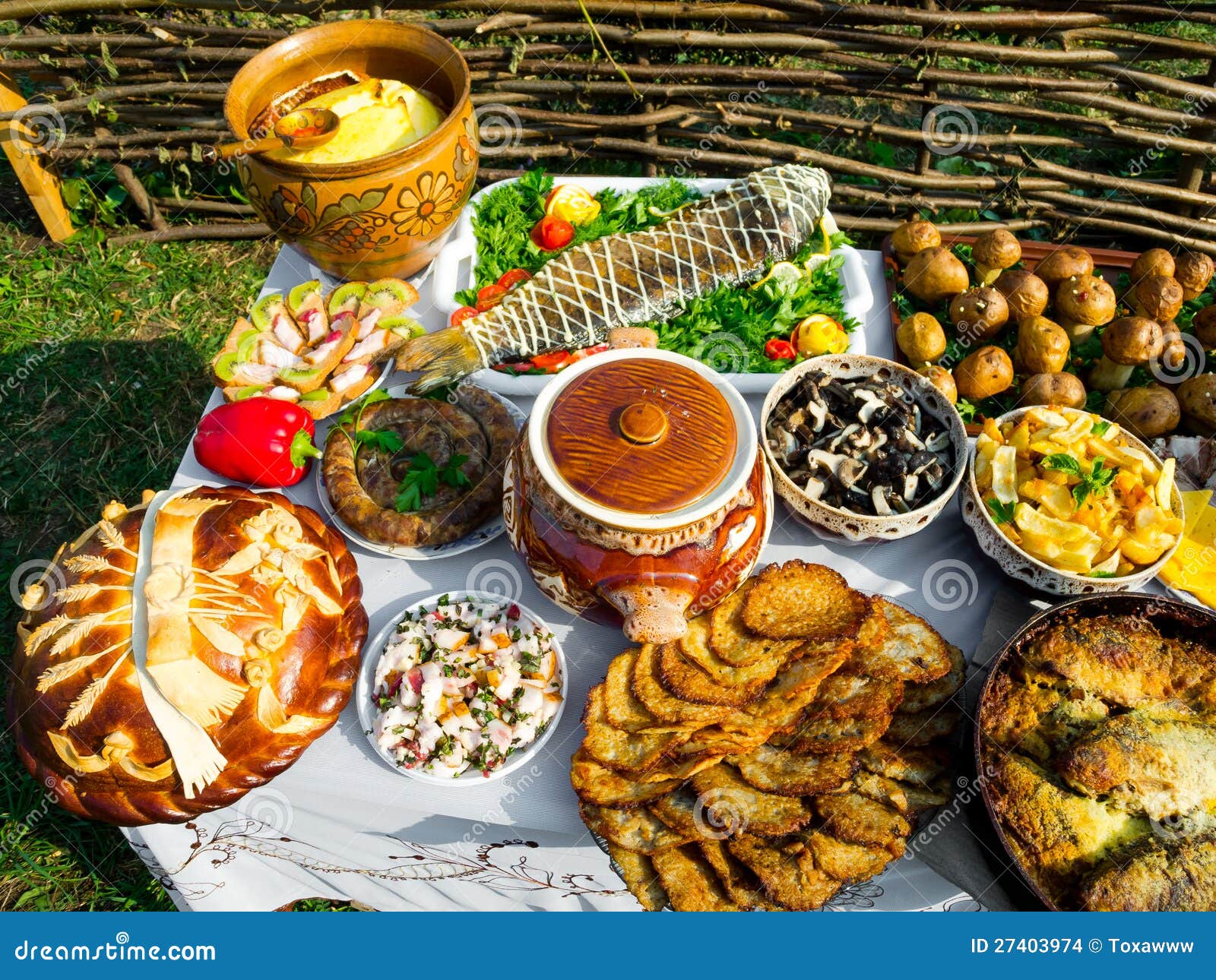 Traditional ukrainian food stock photo. Image of lard - 27403974