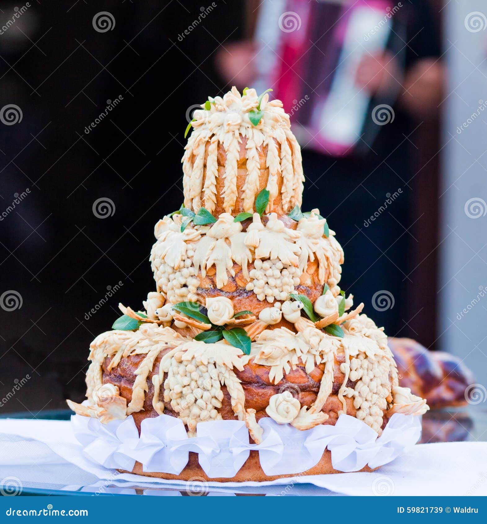Ukrainian Wedding Bread. Traditional Wedding Symbol Stock Photography ...